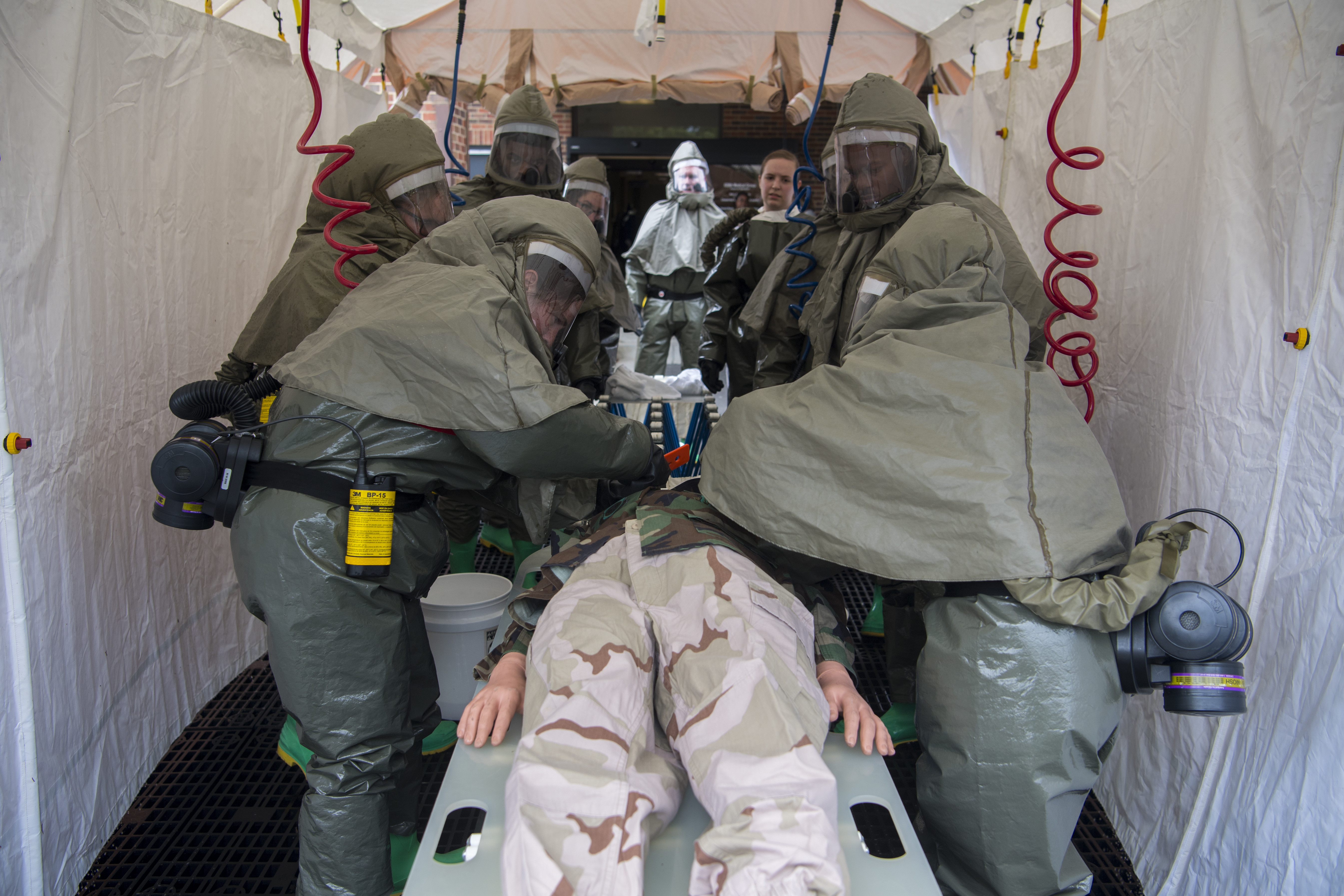 628th MDG conducts decontamination exercise > Joint Base Charleston > News