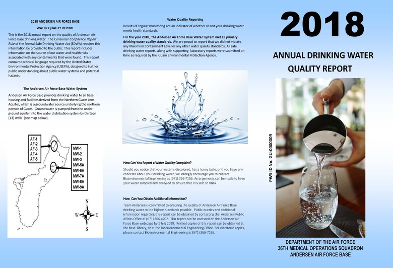 2018 Annual Drinking Water Quality Report > Andersen Air Force Base ...