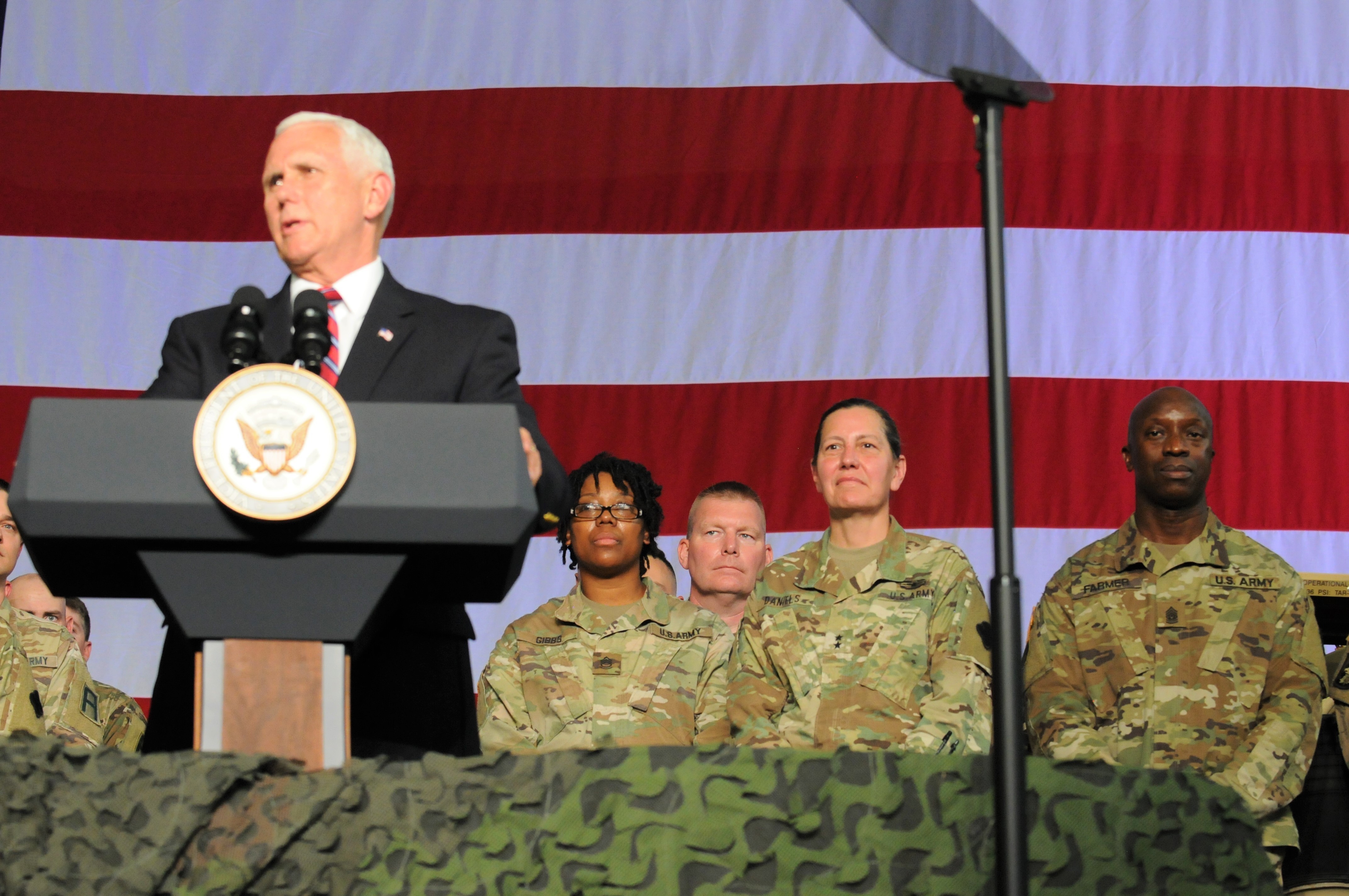 88th RD greet vice president at Fort McCoy