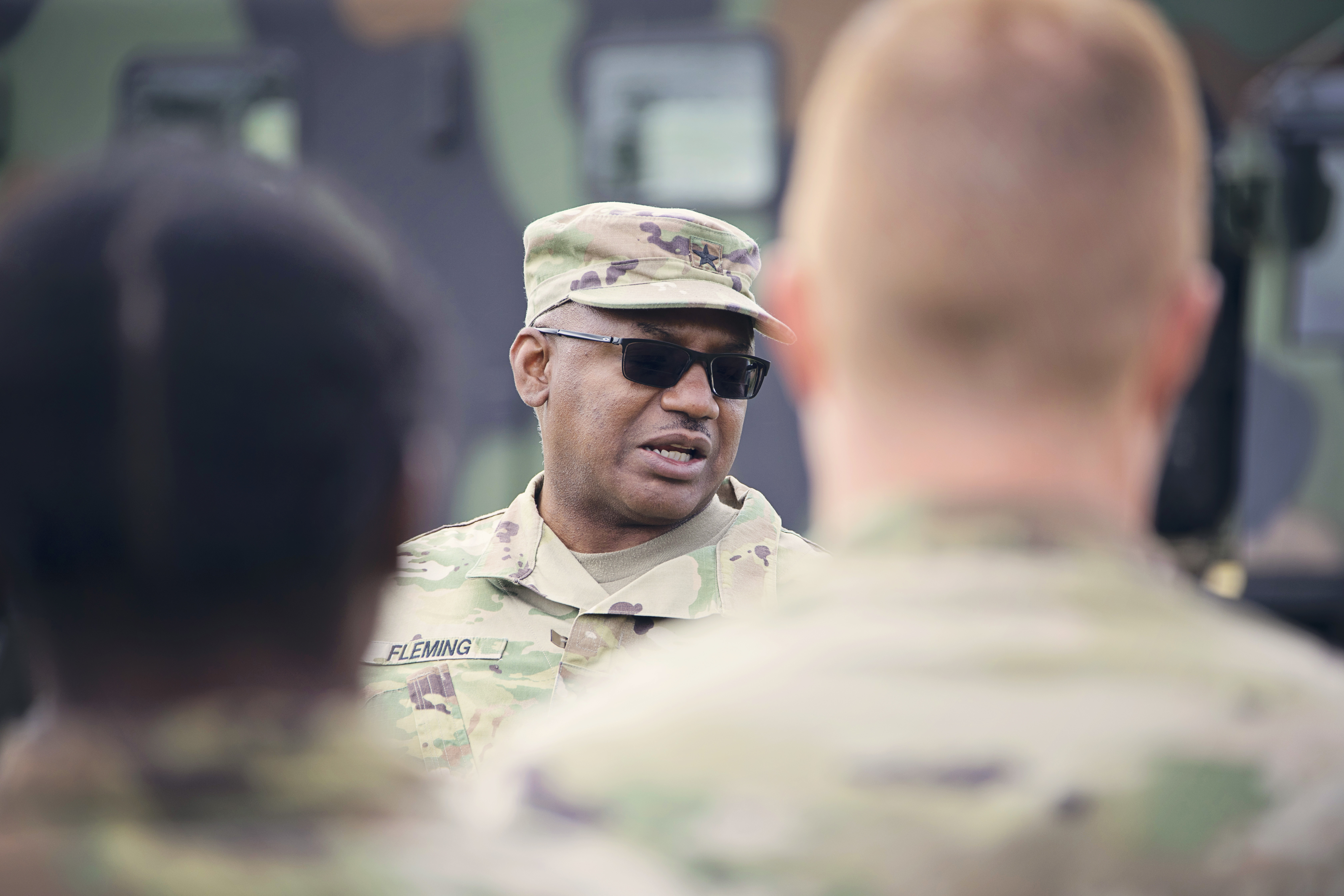 Delaware Guard Leaders Visit Soldiers at FIG