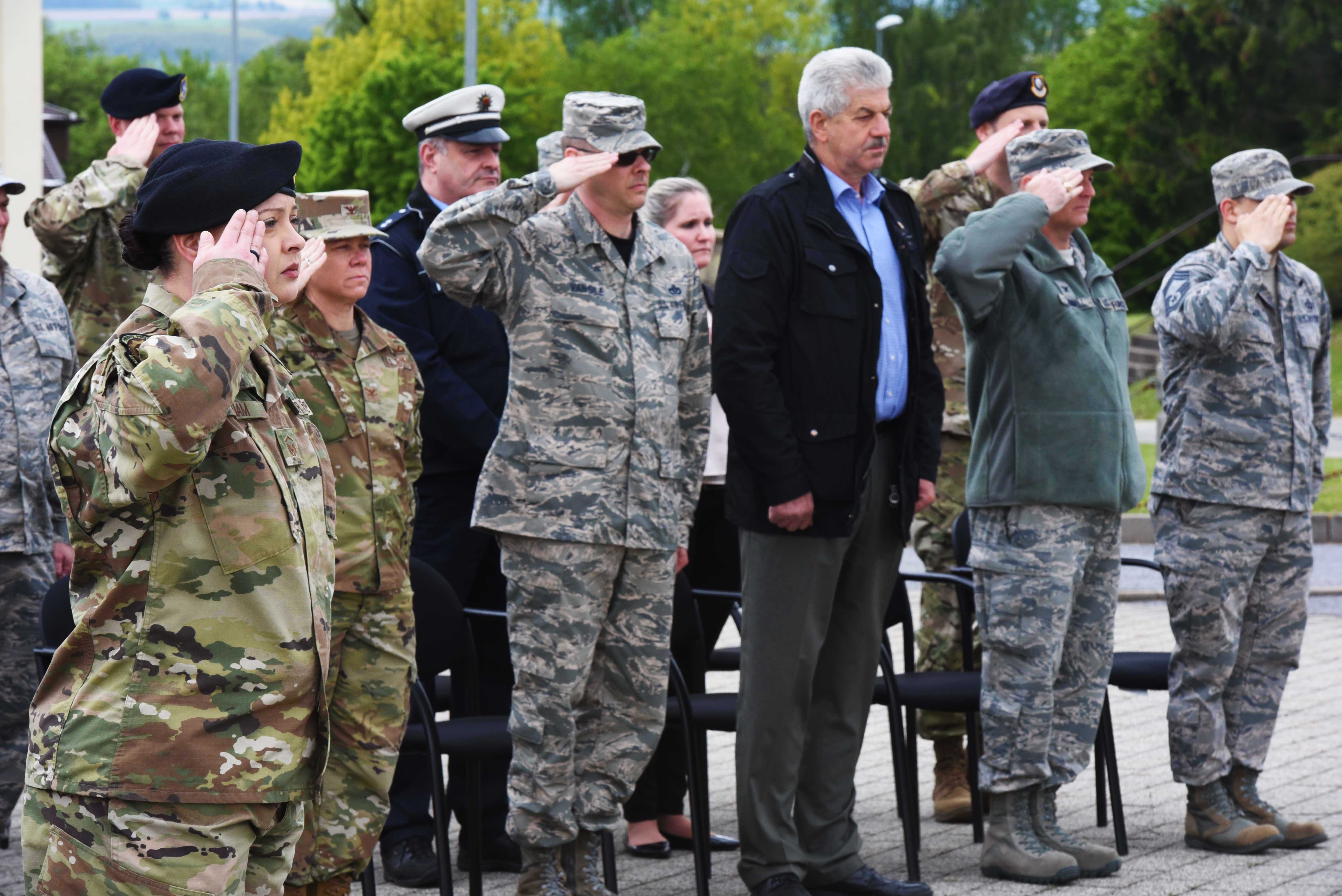 Airmen pay tribute during Police Week retreat > Spangdahlem Air Base ...