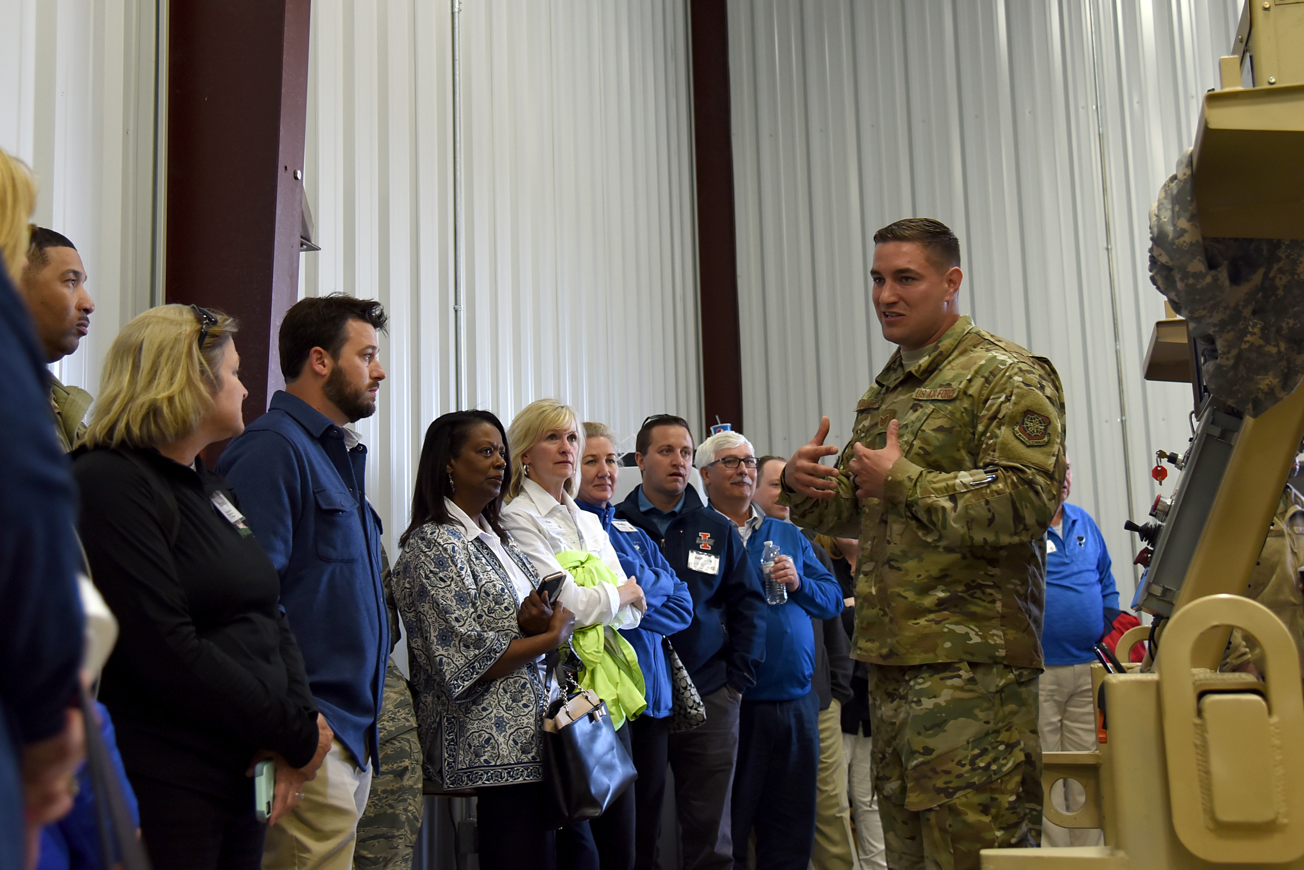 Civic leaders visit the U.S. Air Force Expeditionary Center > Twenty ...