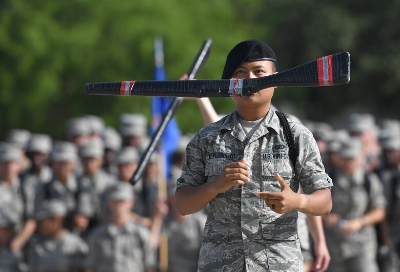 Keesler Air Force Base drill teams perform new routines > Air Education ...