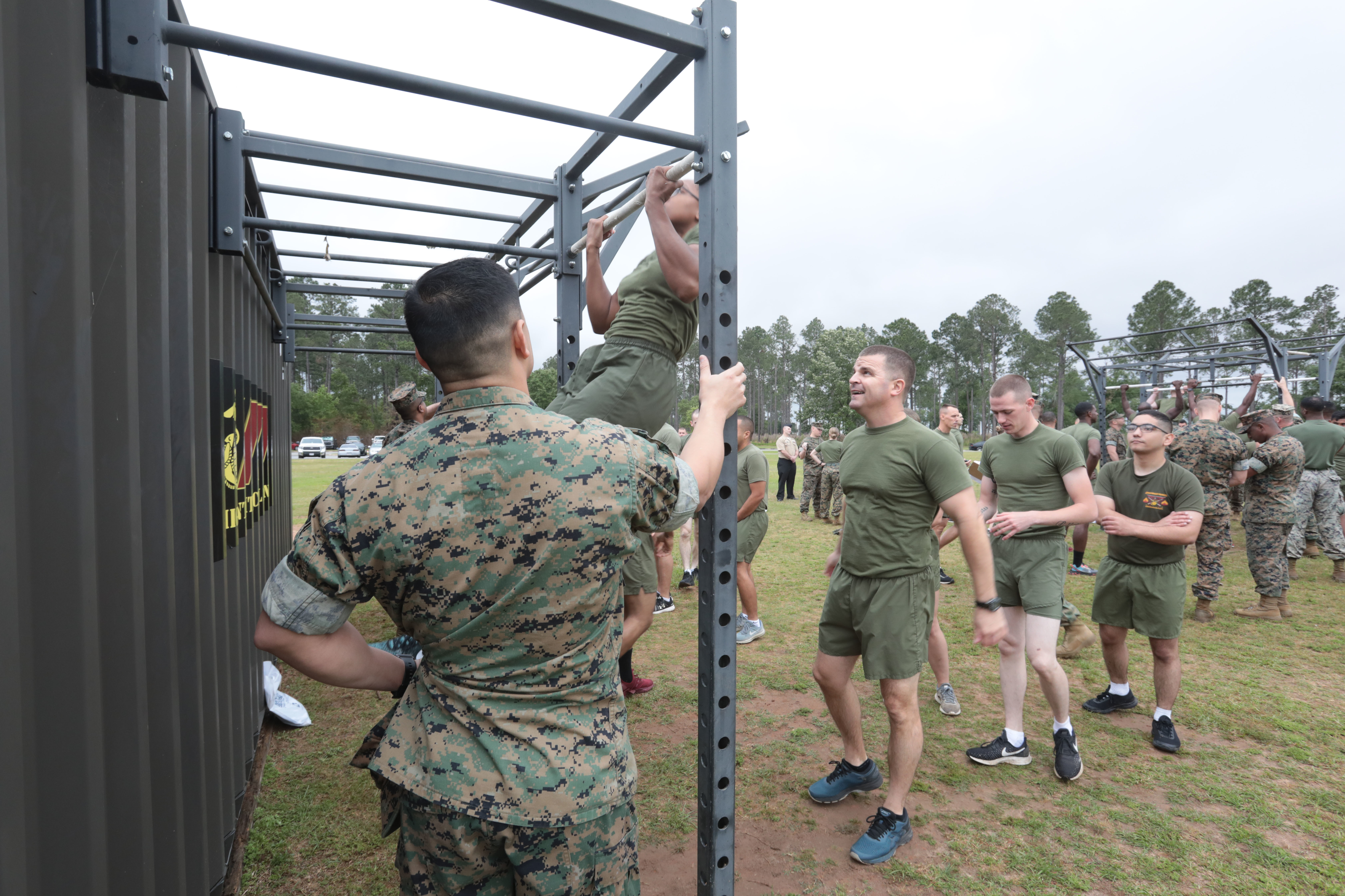 Marines fight for trophy during field meet