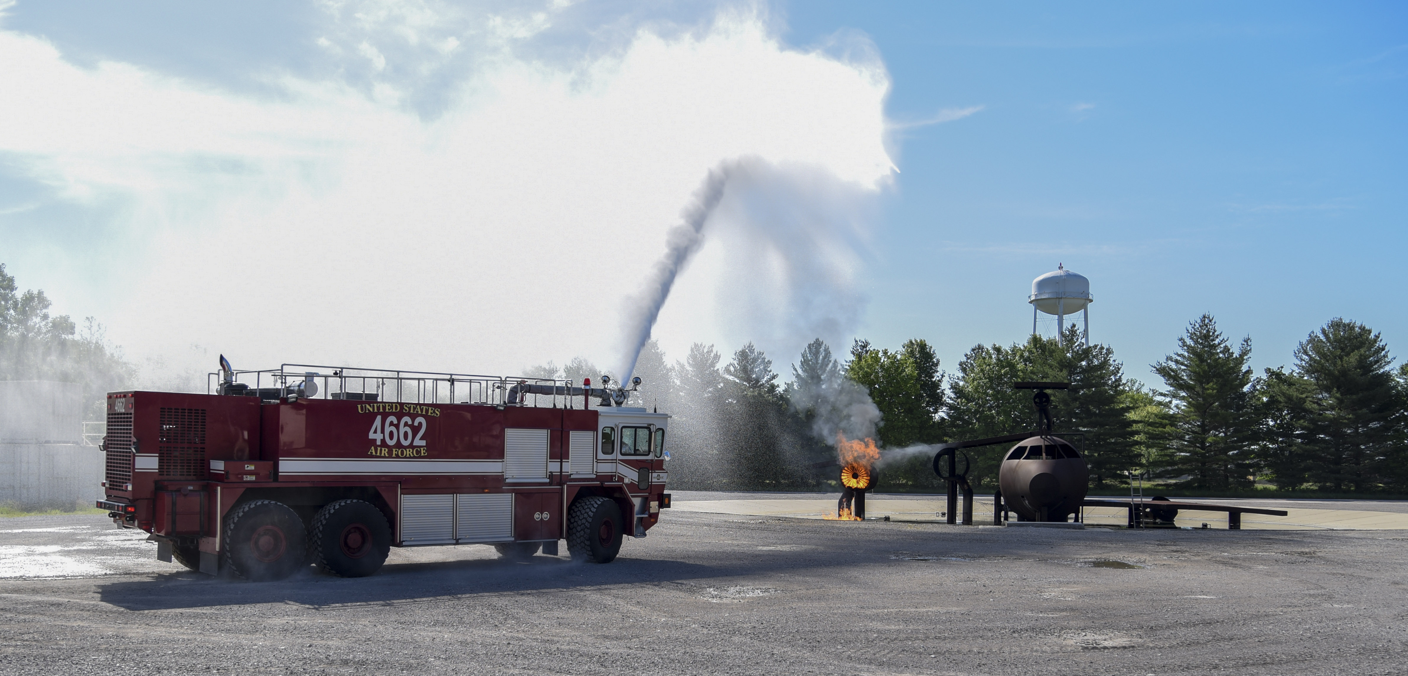 Building bonds by putting out fires > Scott Air Force Base > Display