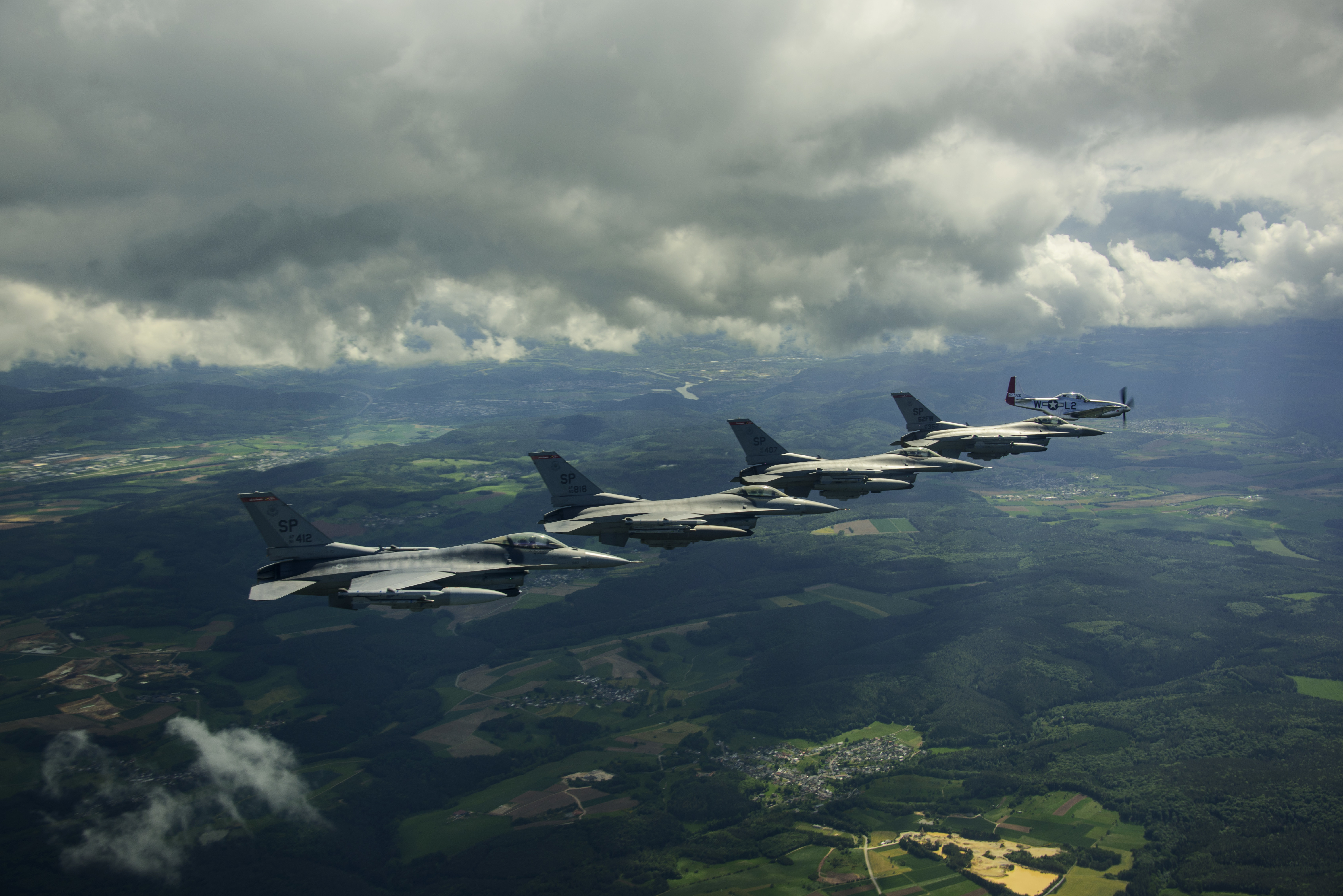 P-51 and F-16 Heritage Flight > Spangdahlem Air Base > Article Display