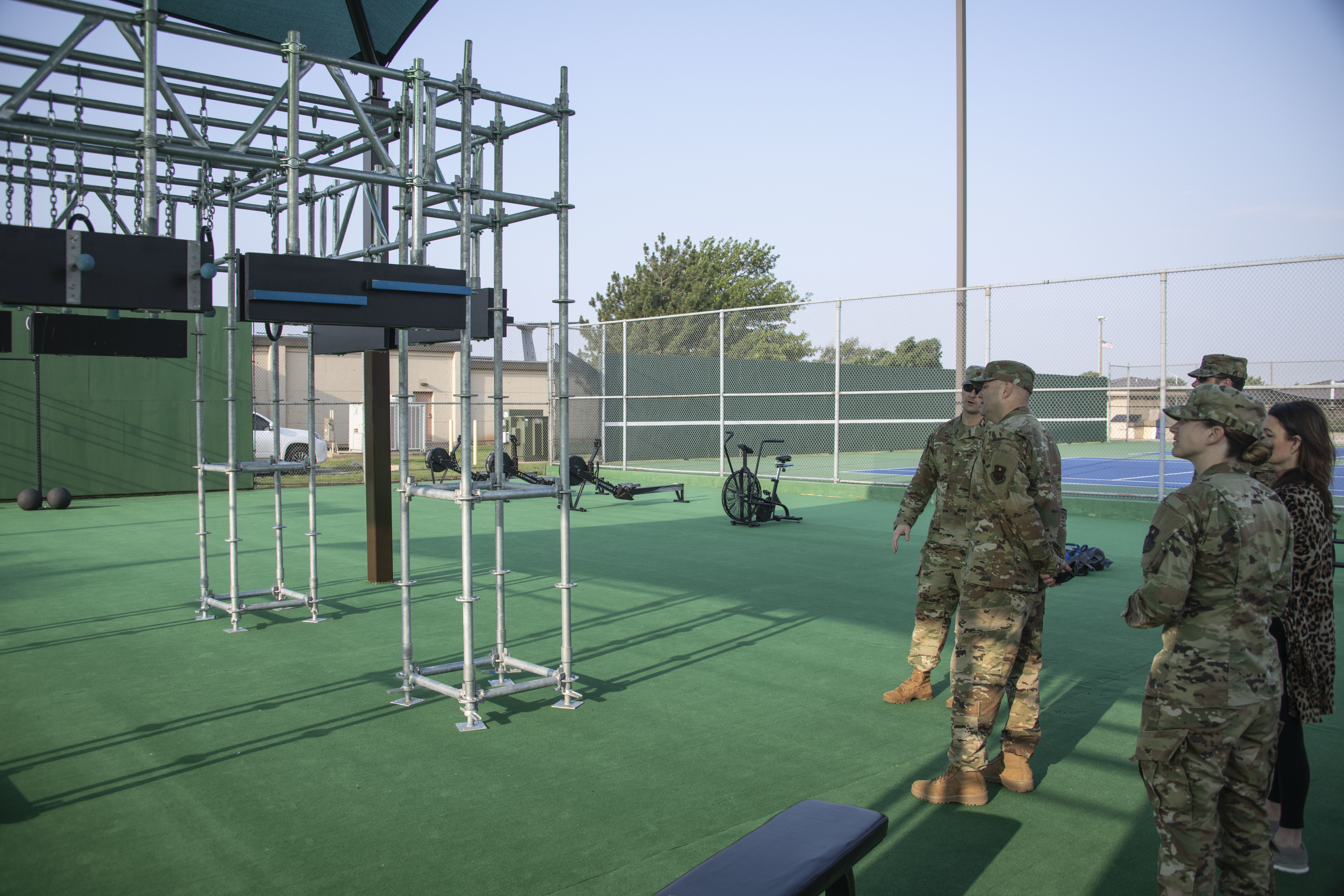 97 AMW in Photos: Base fitness center opens new functional fitness area
