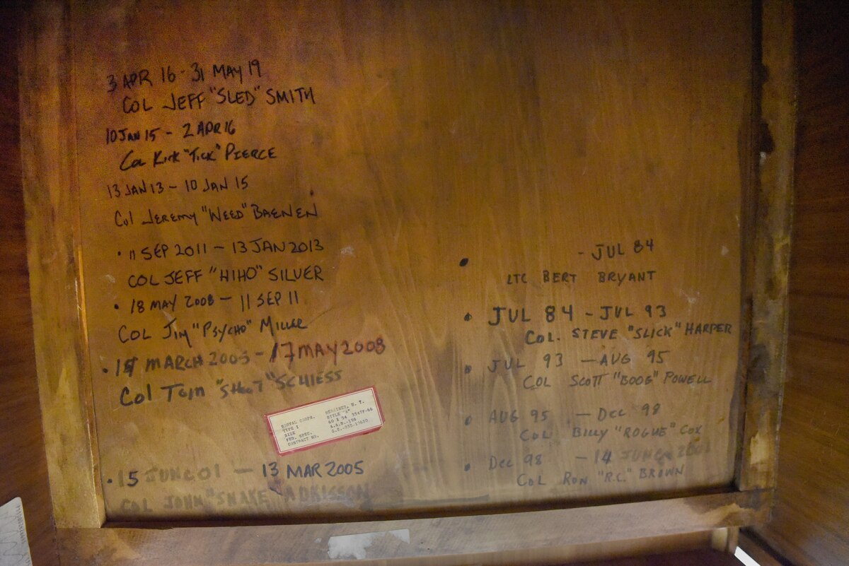 Legacy - Signing the commander's desk > 173rd Fighter Wing > Display