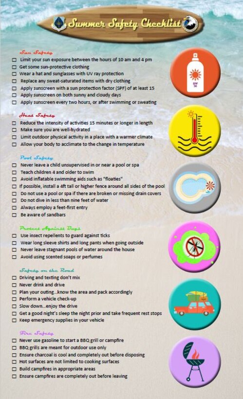 Summer Safety Checklist