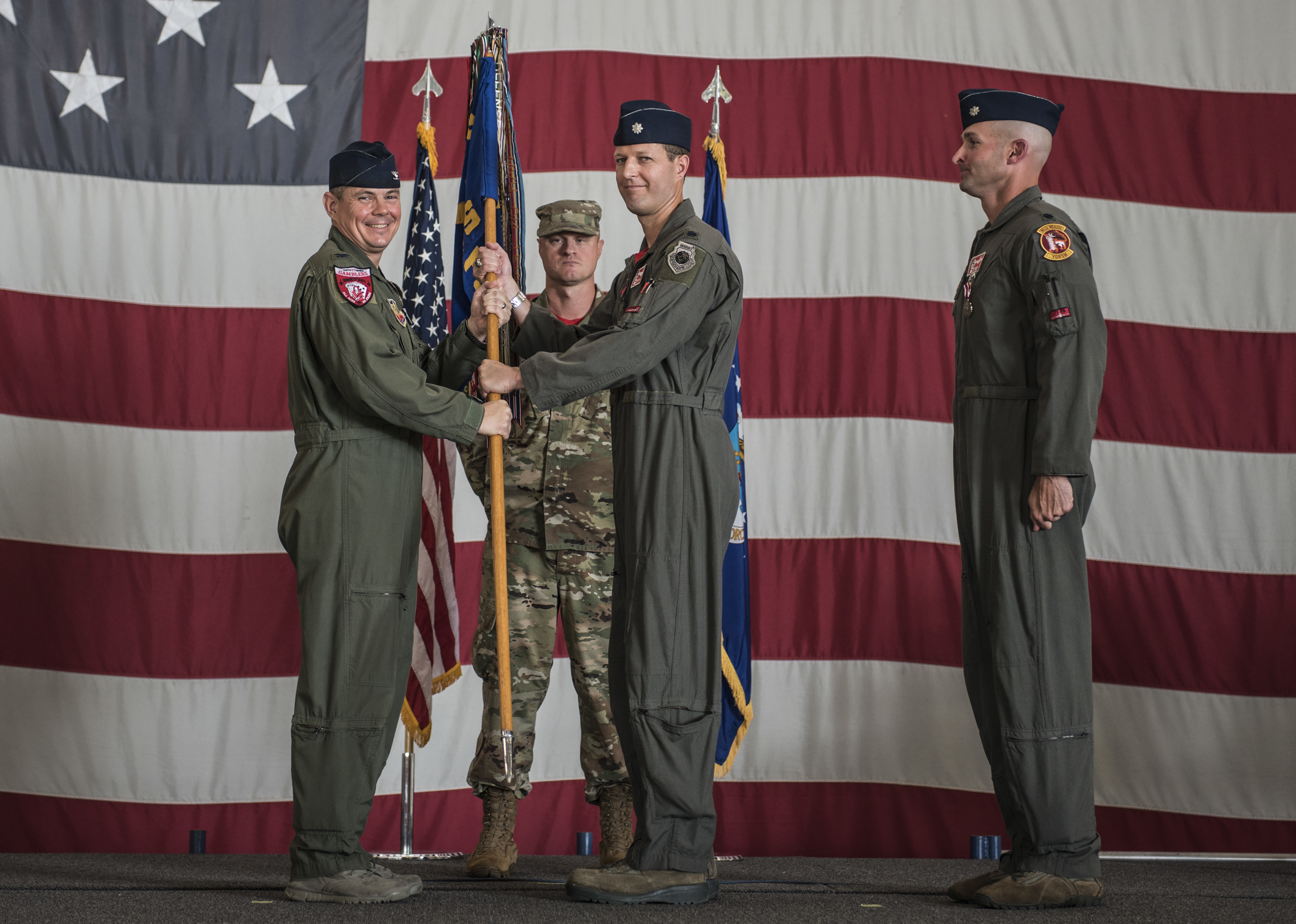 77th Fighter Squadron Change of Command