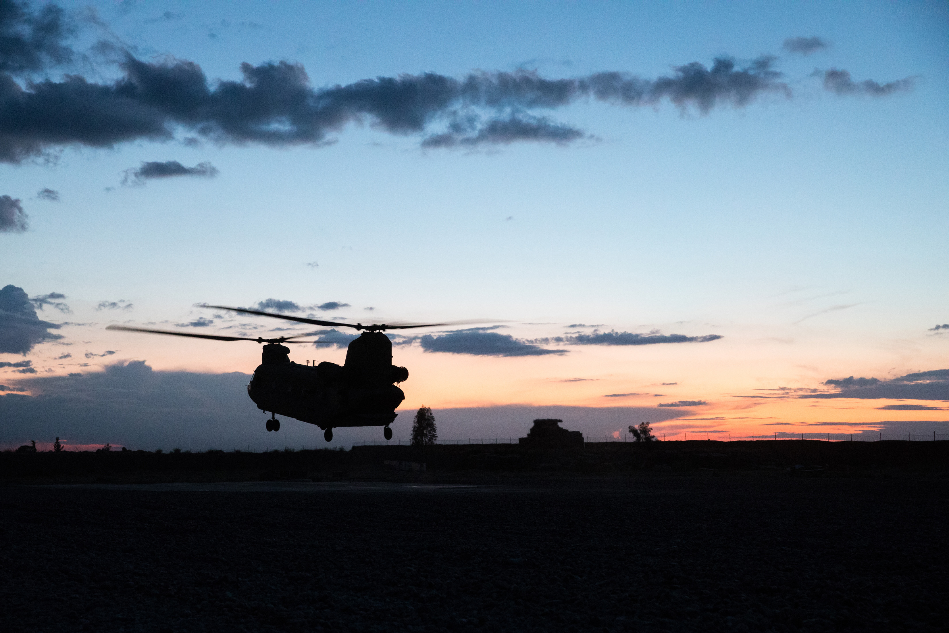 Sunset Chinook | U.S. Department of War