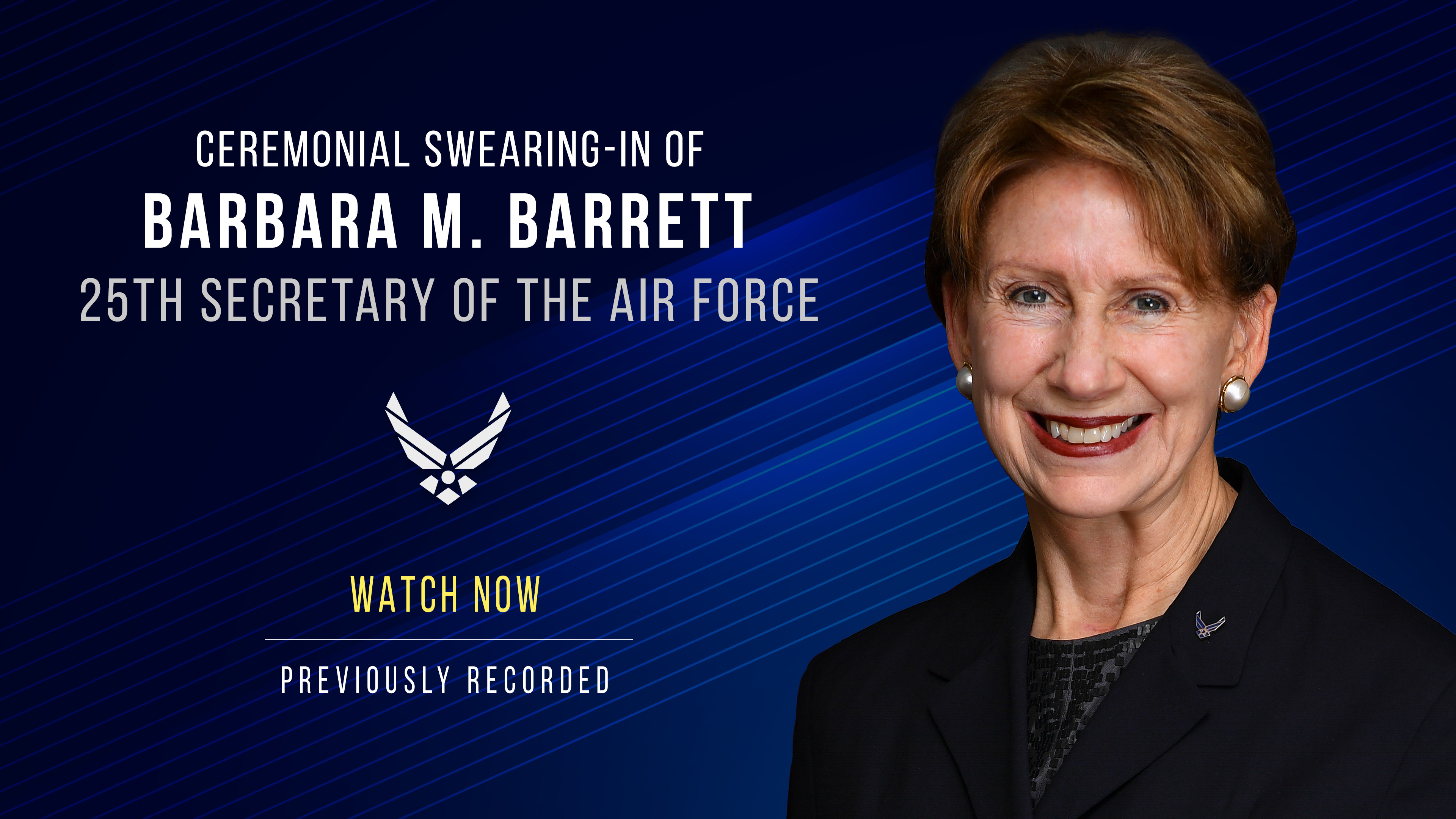 Ceremonial Swearing-In of 25th SECAF