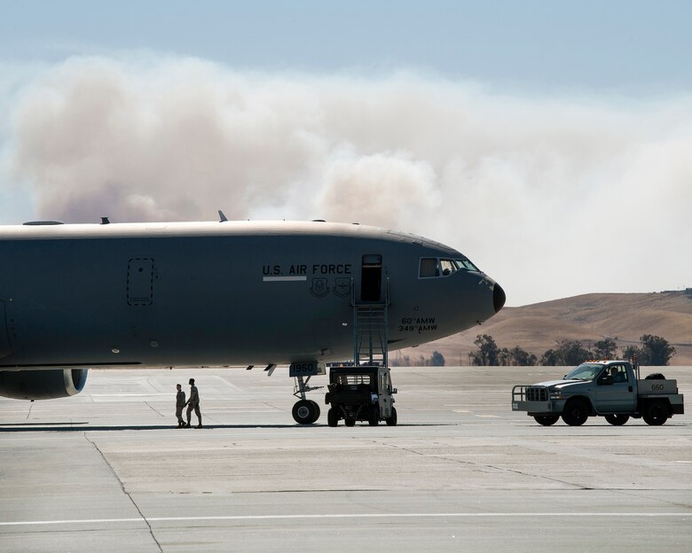 California wildfires burn outside Travis AFB > Travis Air Force Base > News