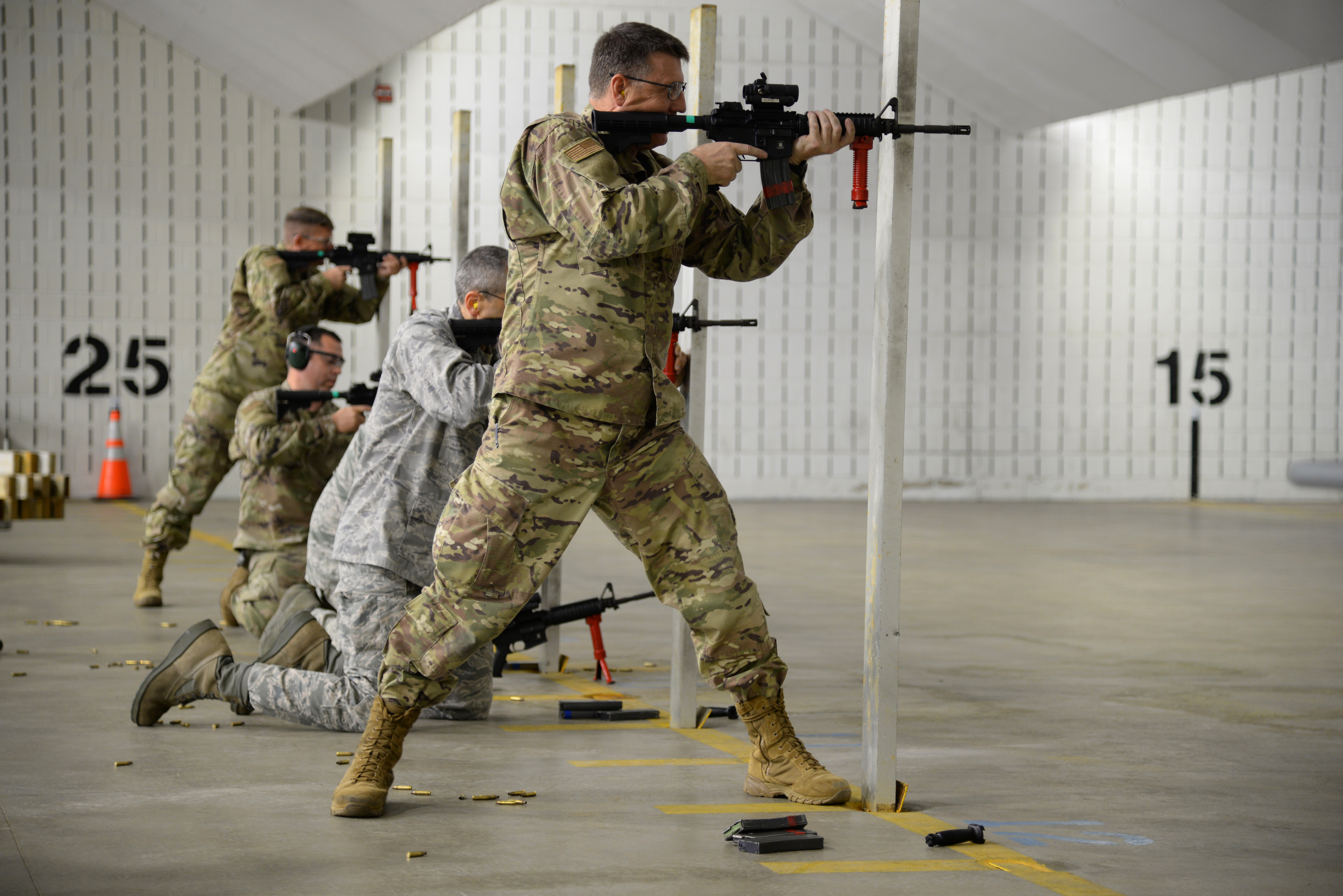 177th Fighter Wing leaders experience Defender's proficiency fire course