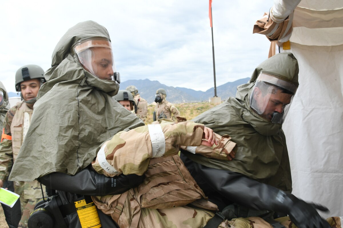Entering the Decontamination Zone > Davis-Monthan Air Force Base ...