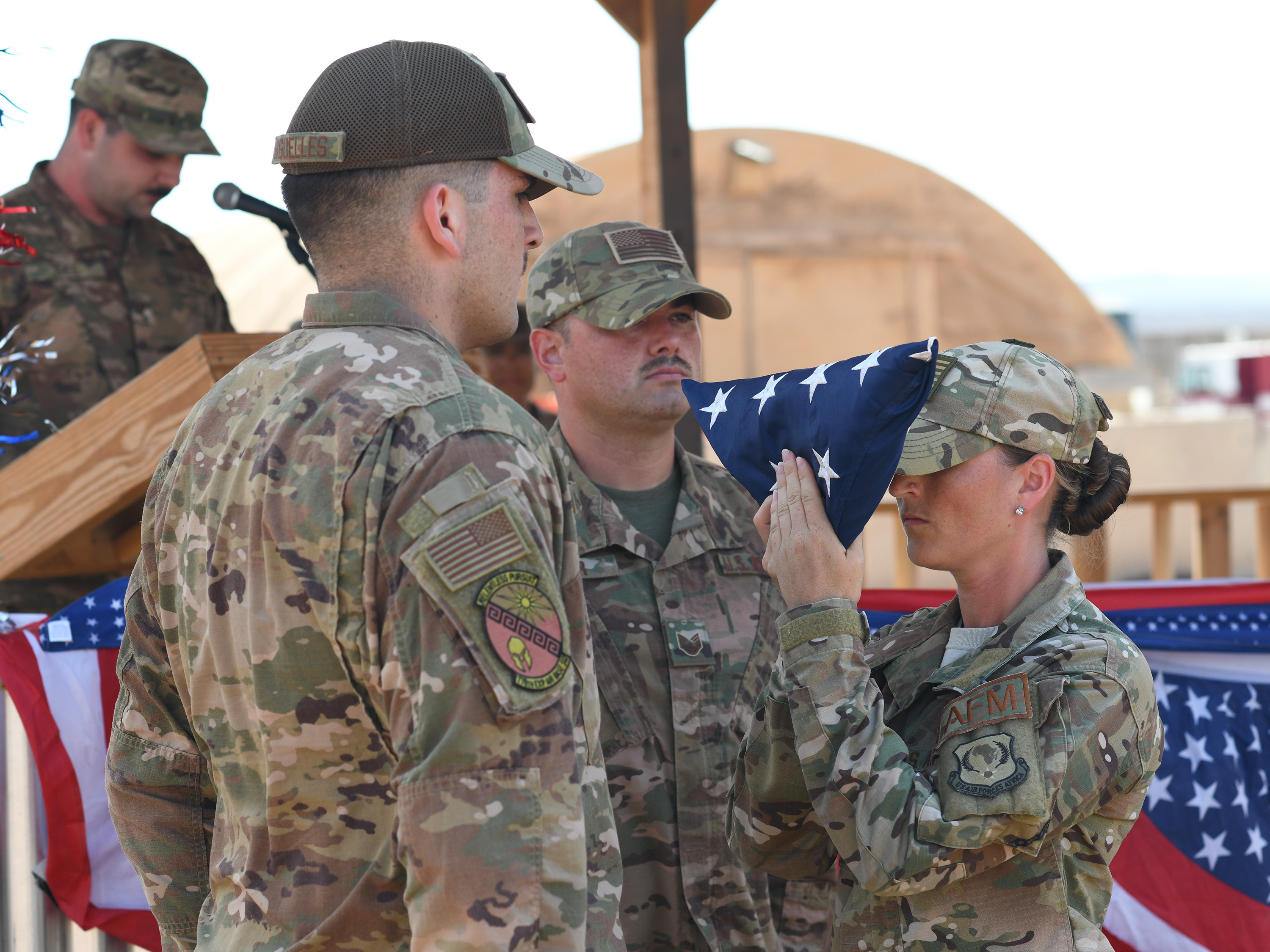 Chabelley Airfield’s inaugural Veteran’s Day Ceremony > U.S. Air Forces ...