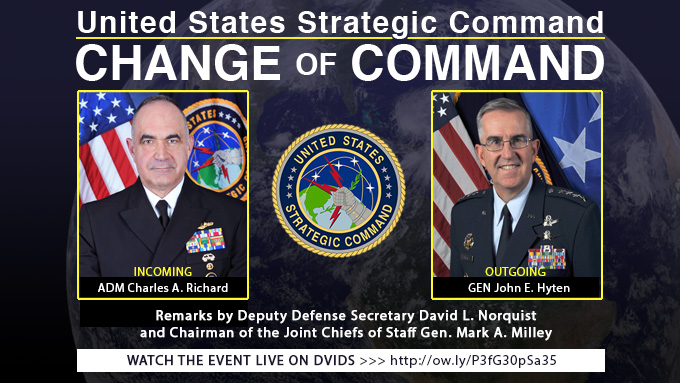 USSTRATCOM Change of Command > U.S. Strategic Command > News Article View