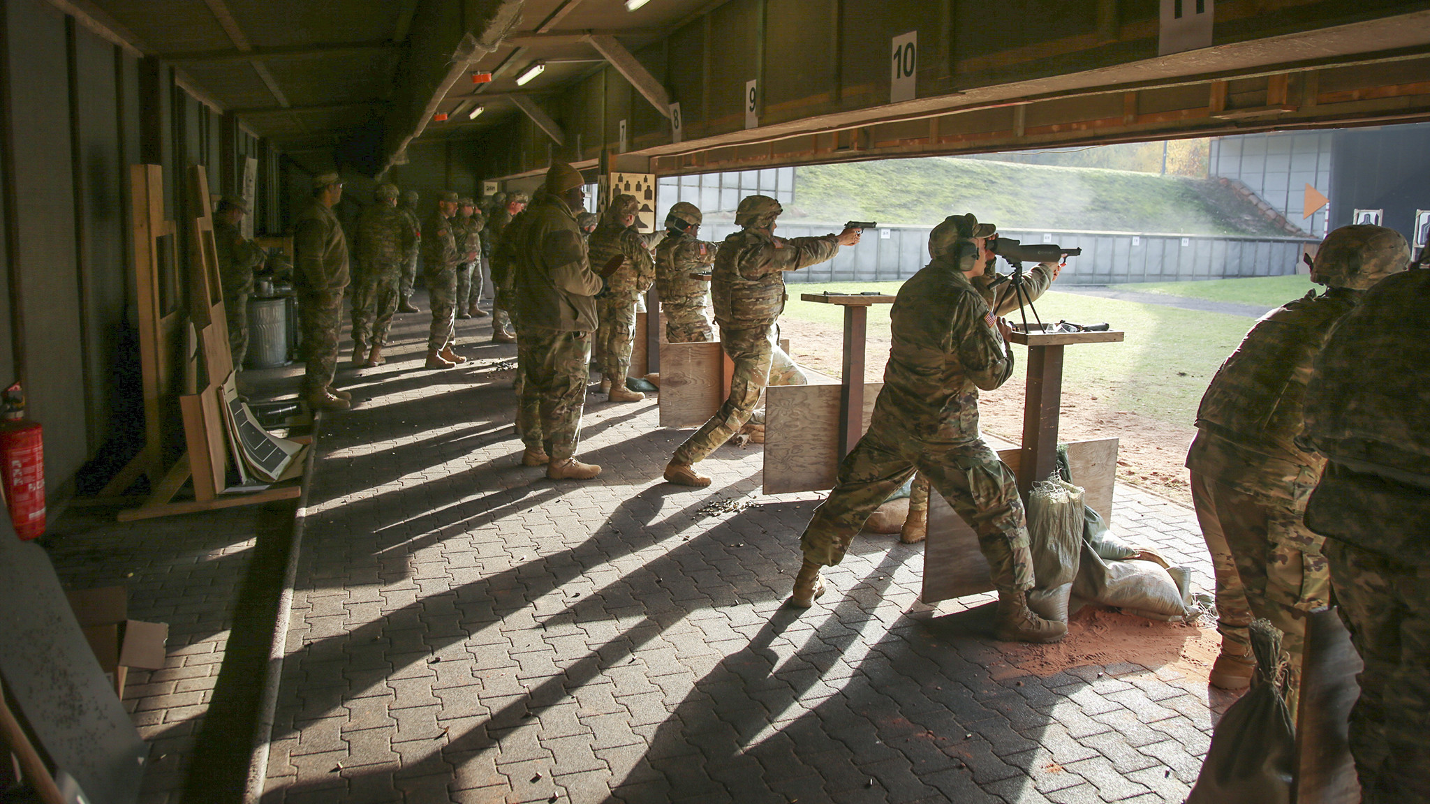 7th Mission Support Command weapons training and range operations