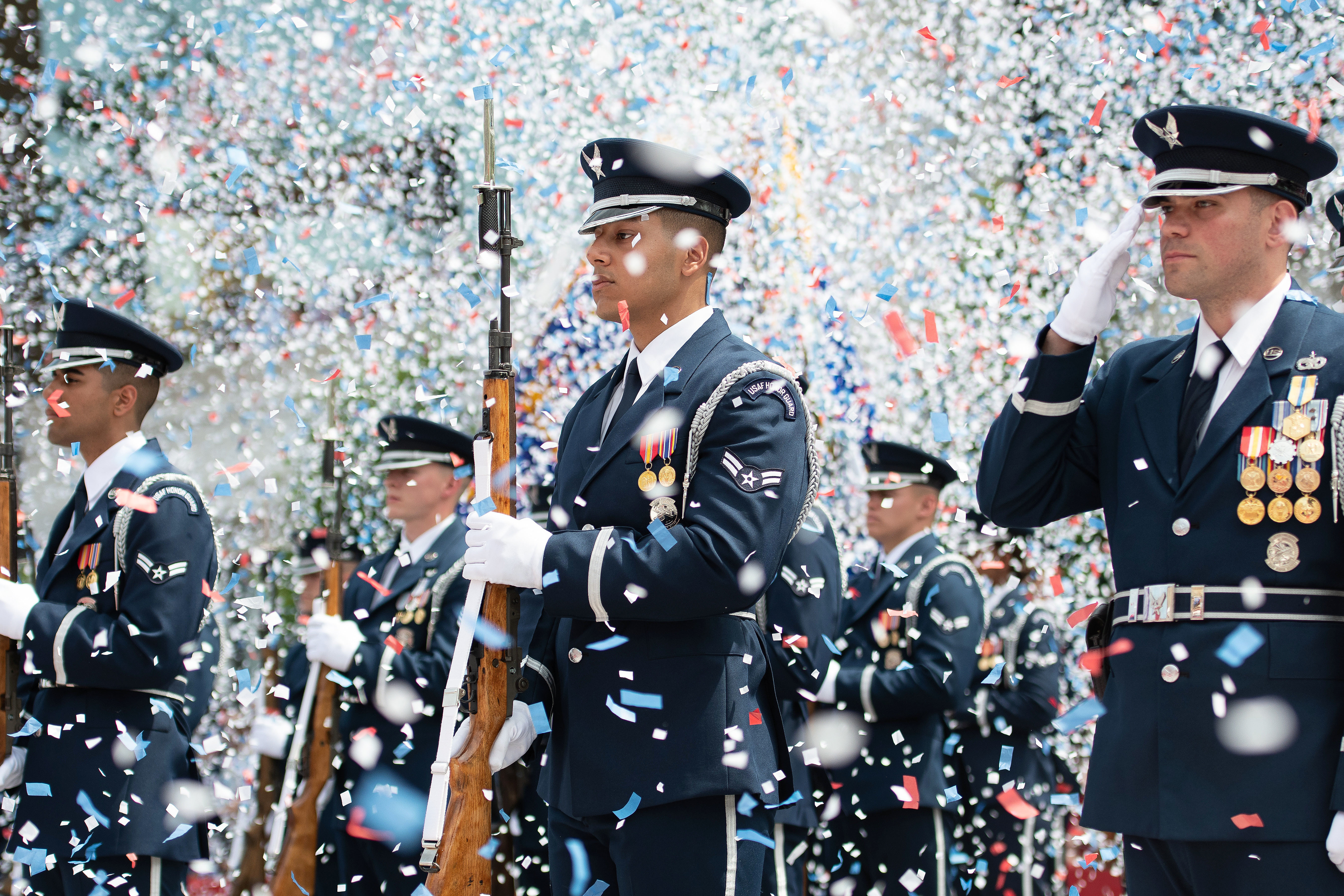 Confetti Rain | U.S. Department of War