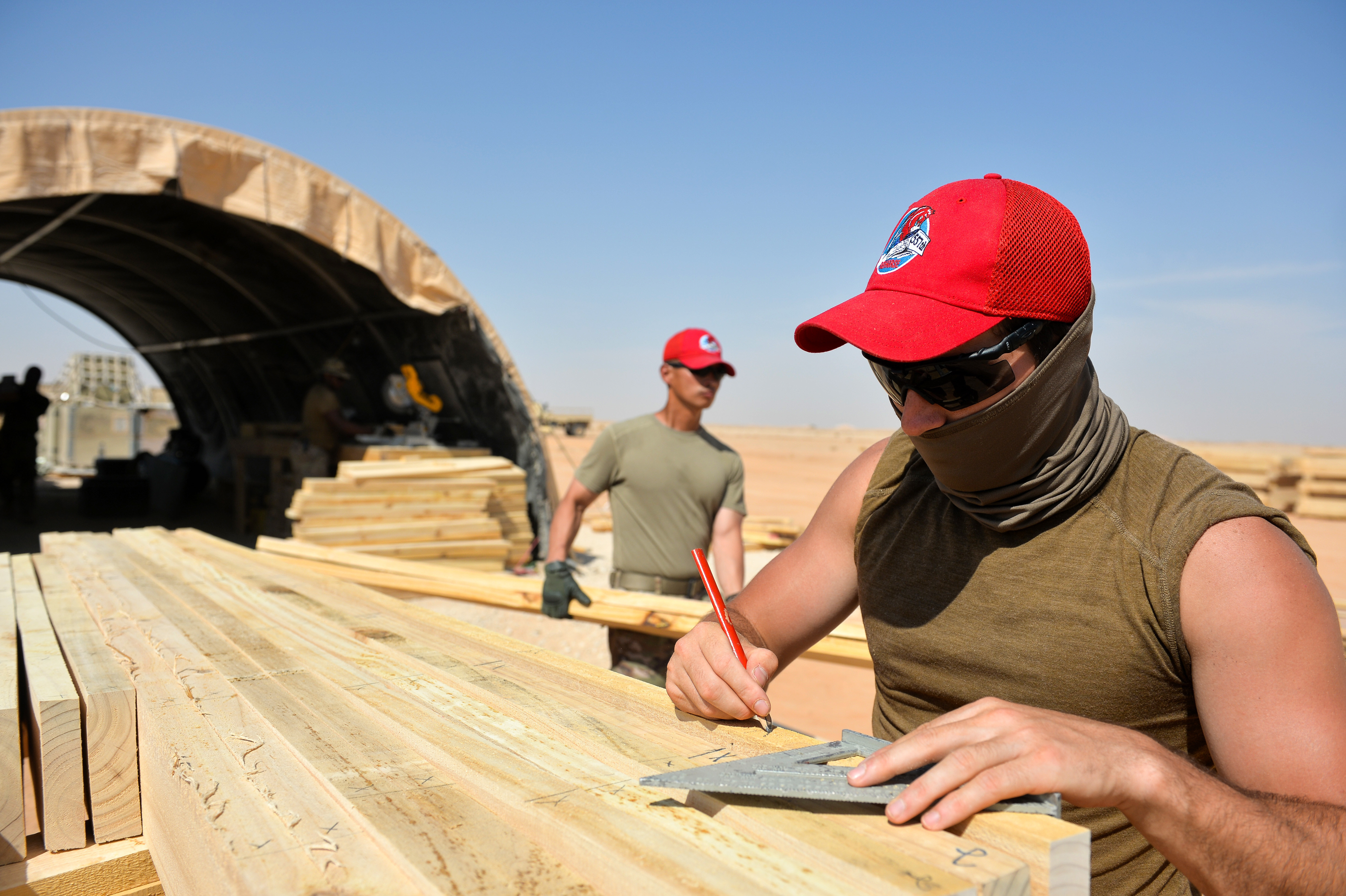 The Air Force builds bare base on Prince Sultan Air Base > U.S. Air ...