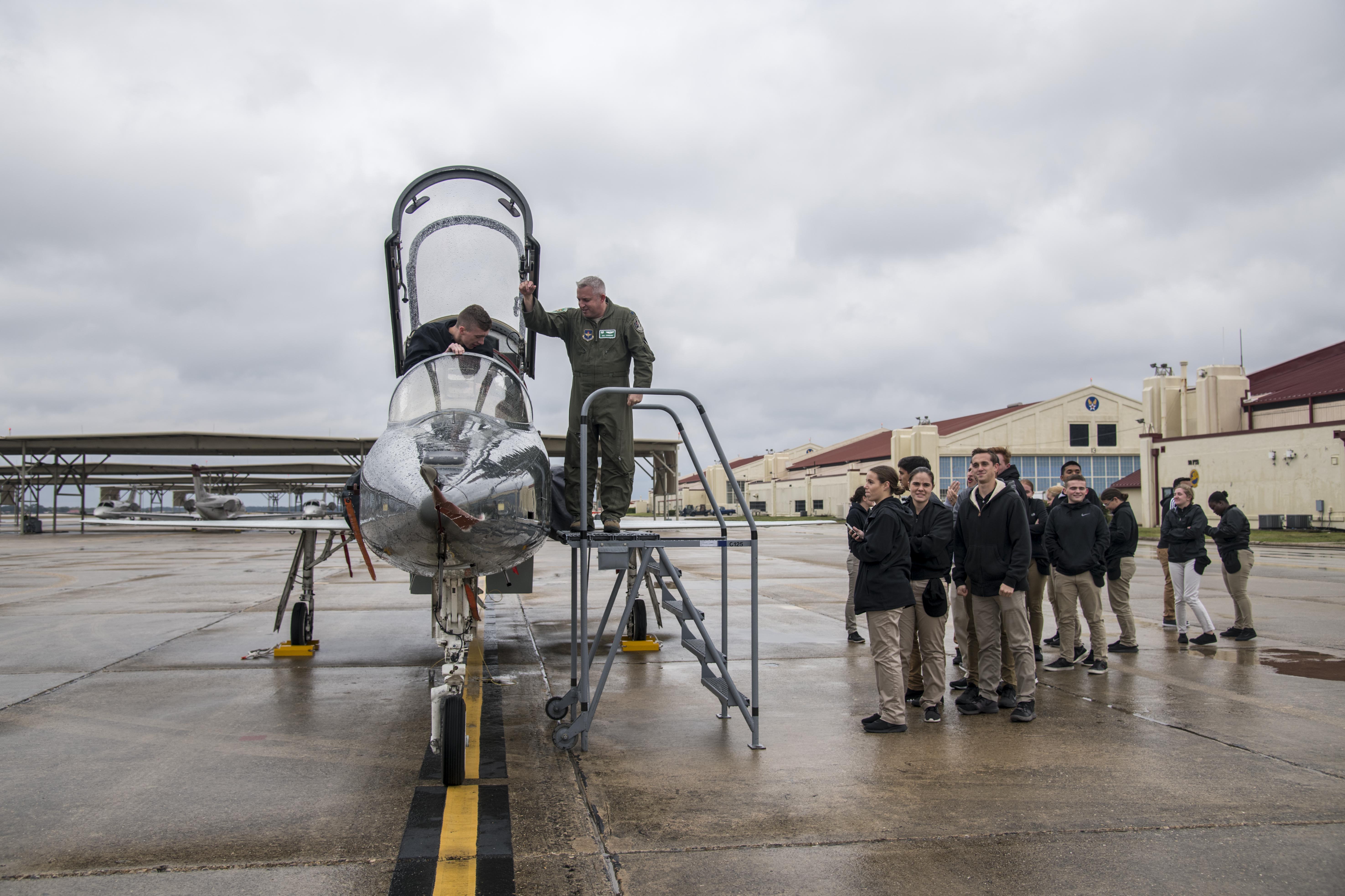 Cadets gain insight at JBSA-Randolph > 33rd Fighter Wing > Article Display