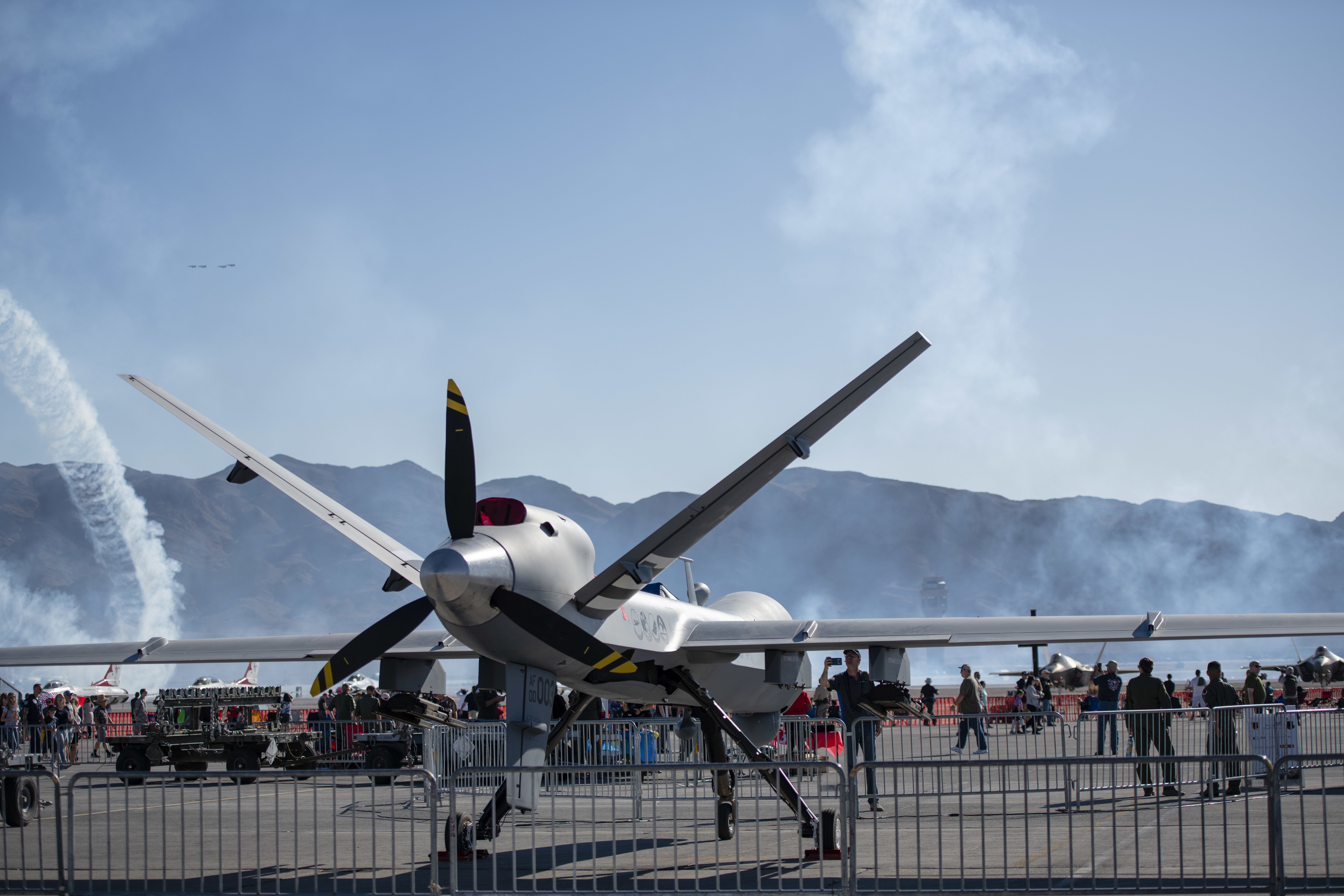MQ-9 Reaper makes debut flyby at Aviation Nation > Creech Air Force ...