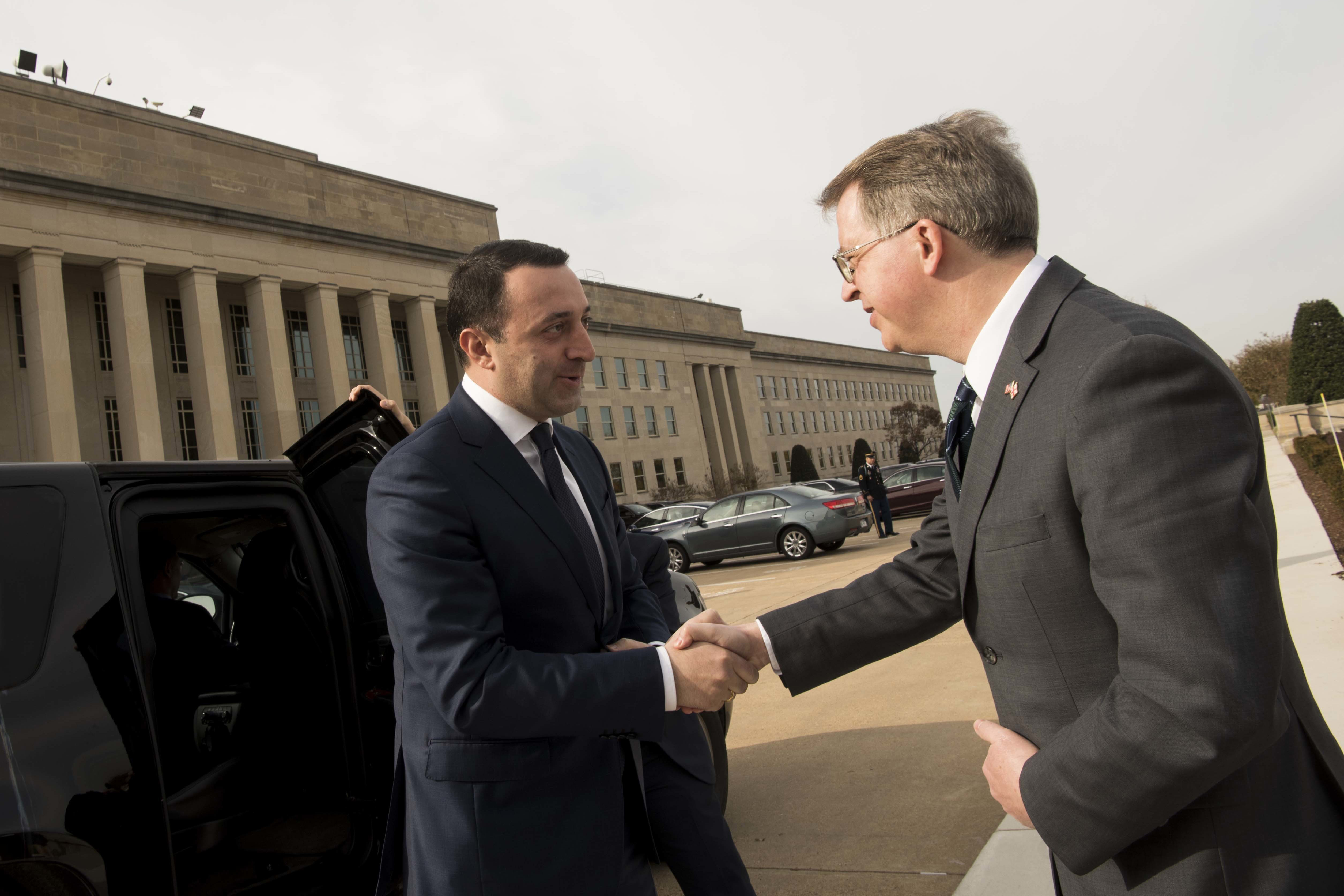 Pentagon Handshake | U.S. Department of War