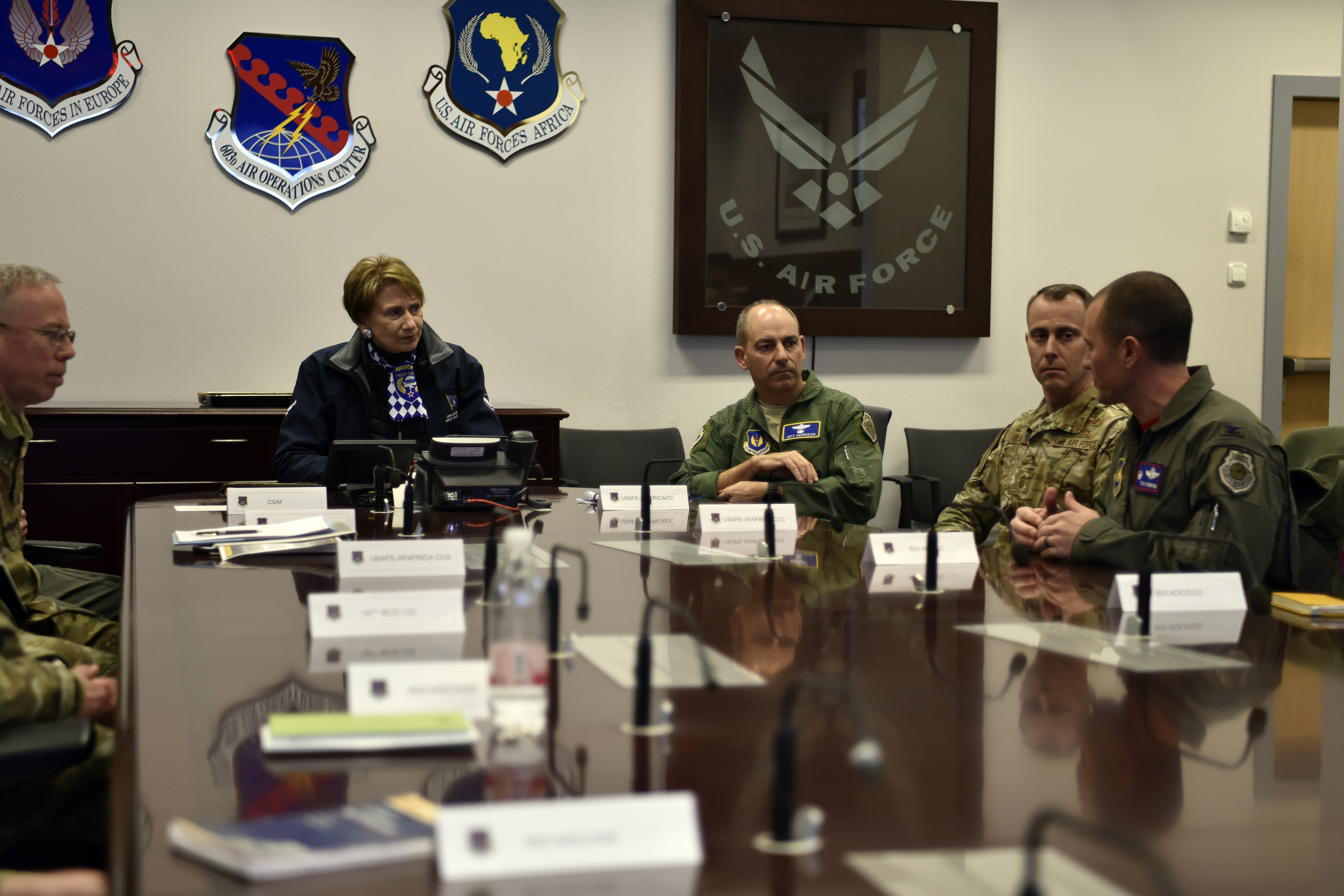 SECAF and CSAF visits Ramstein