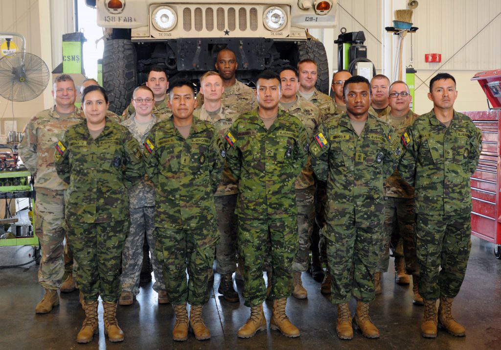 National Guard mechanics host Ecuadorians in SPP > National Guard ...