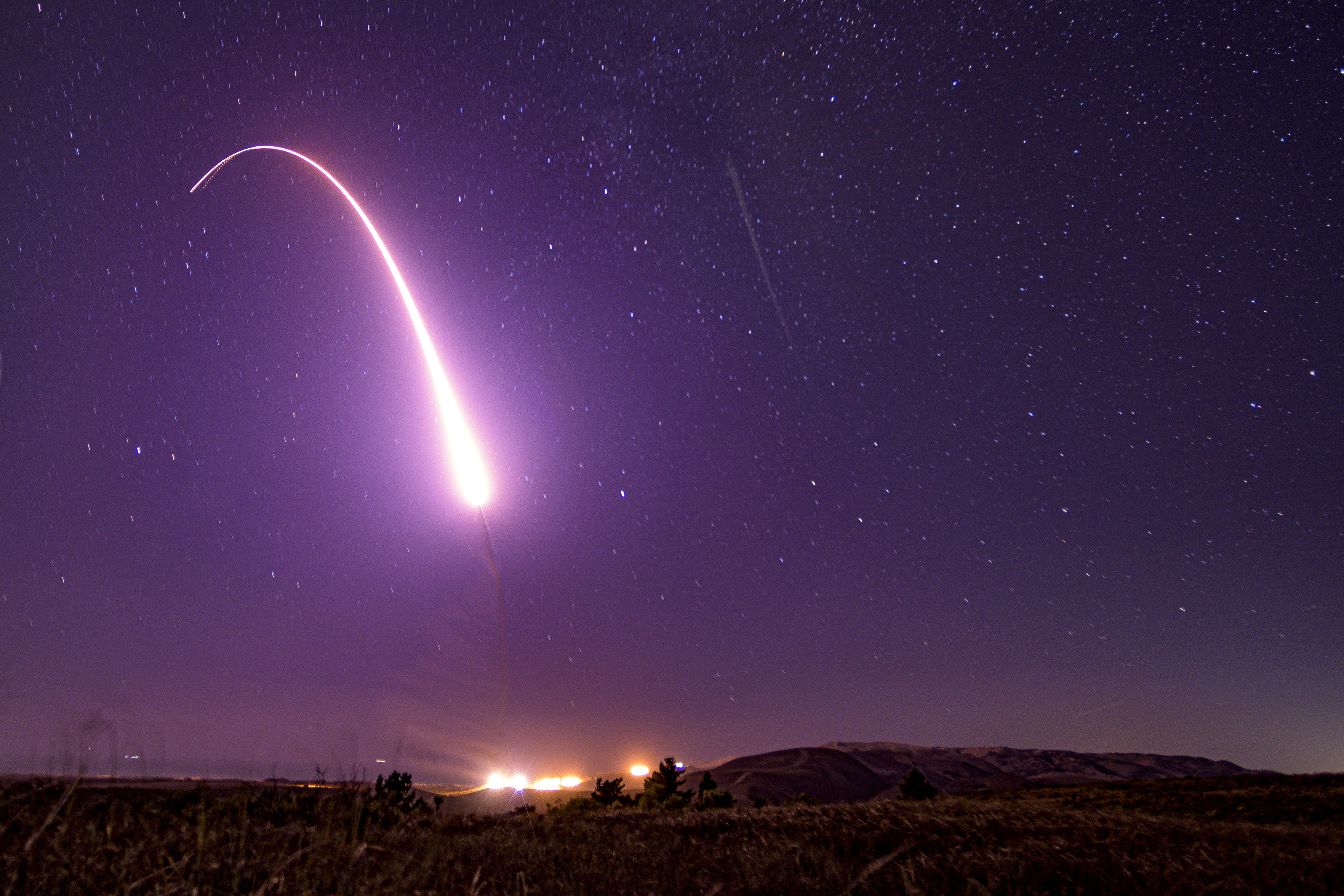 Minuteman III Launches From Vandenberg > Air Force Nuclear Weapons ...