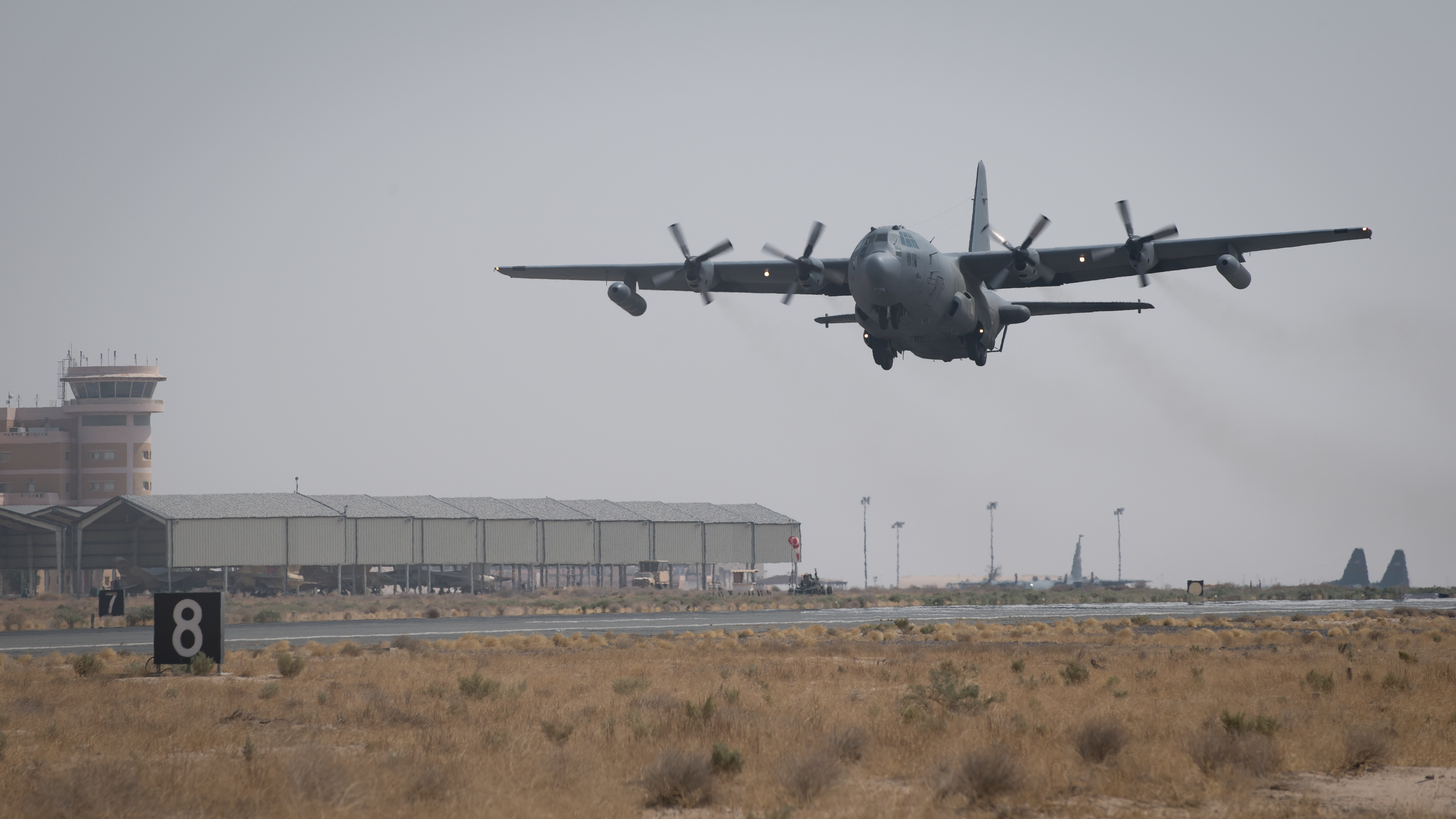 43rd EECS EC-130H Compass Call departs after inactivation > U.S. Air ...