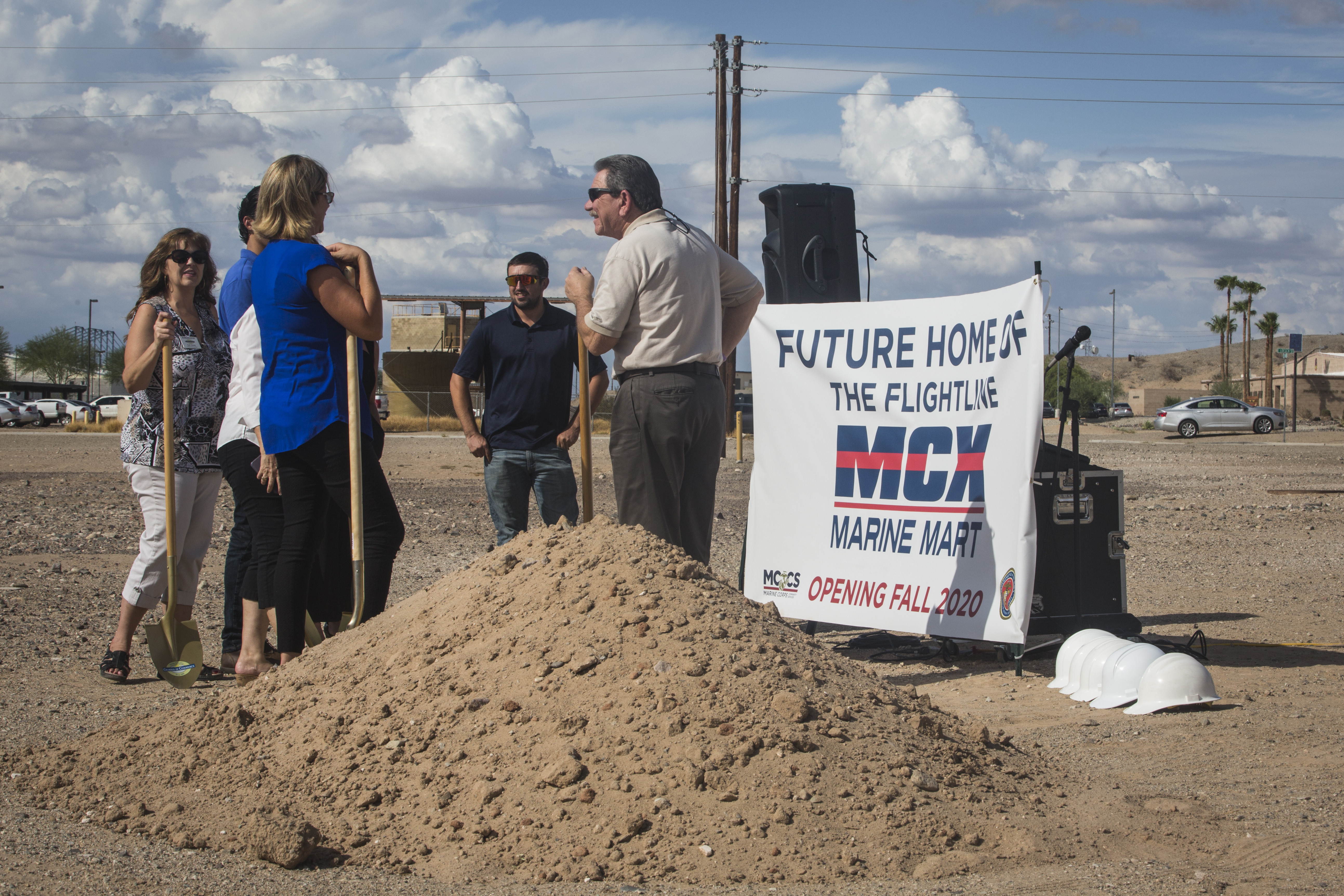 MCAS Yuma Groundbreaking Ceremony for Construction of Flightline Marine ...
