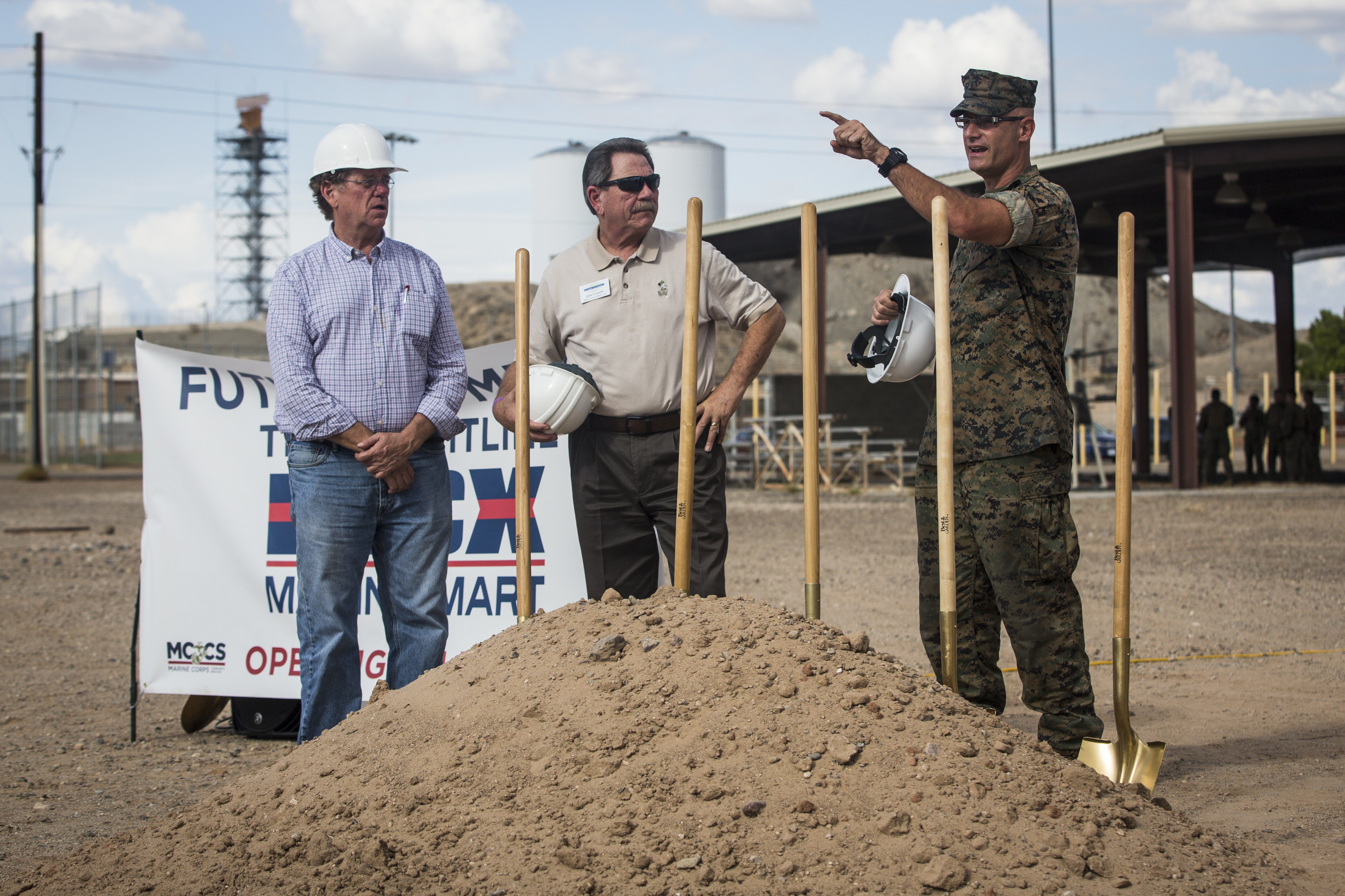 MCAS Yuma Groundbreaking Ceremony for Construction of Flightline Marine ...