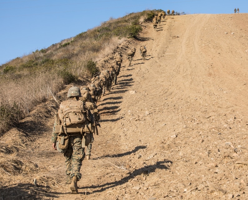 A 20-mile tactical march into a demanding combat eval ― this Marine ...