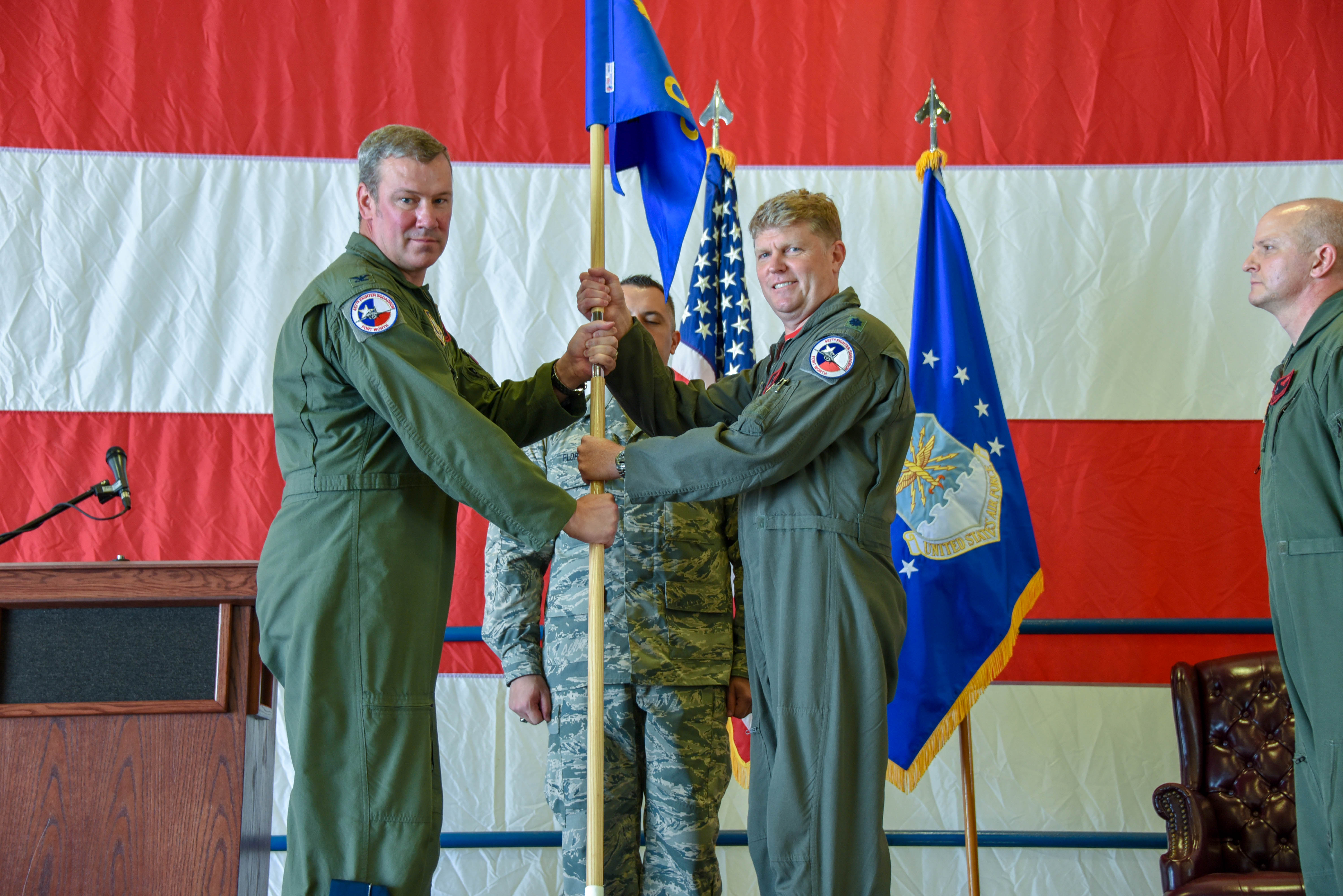 457th Fighter Squadron Change of Command Ceremony