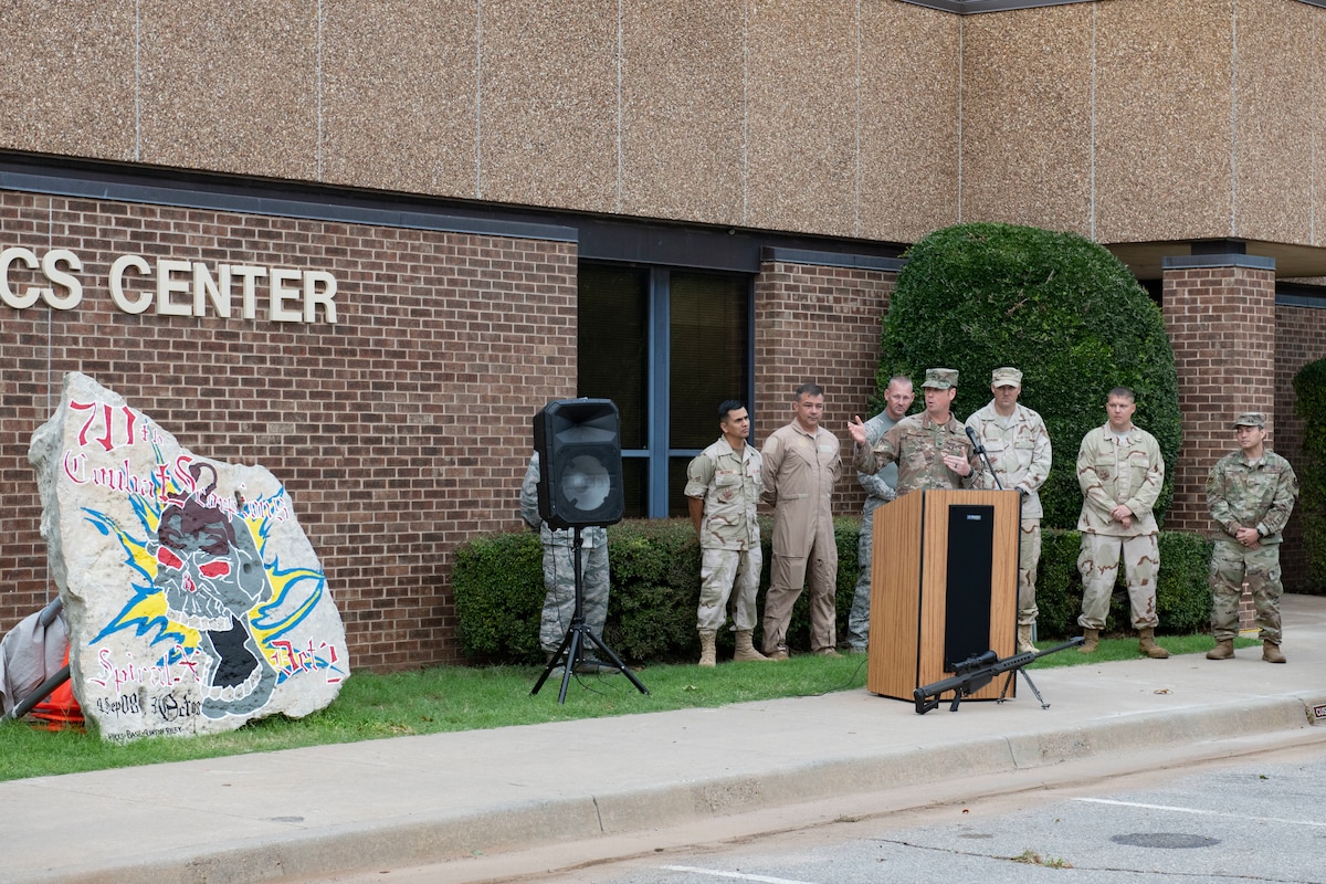 97th LRS Honors BC3 Warriors with Heritage Rock > Altus Air Force Base ...
