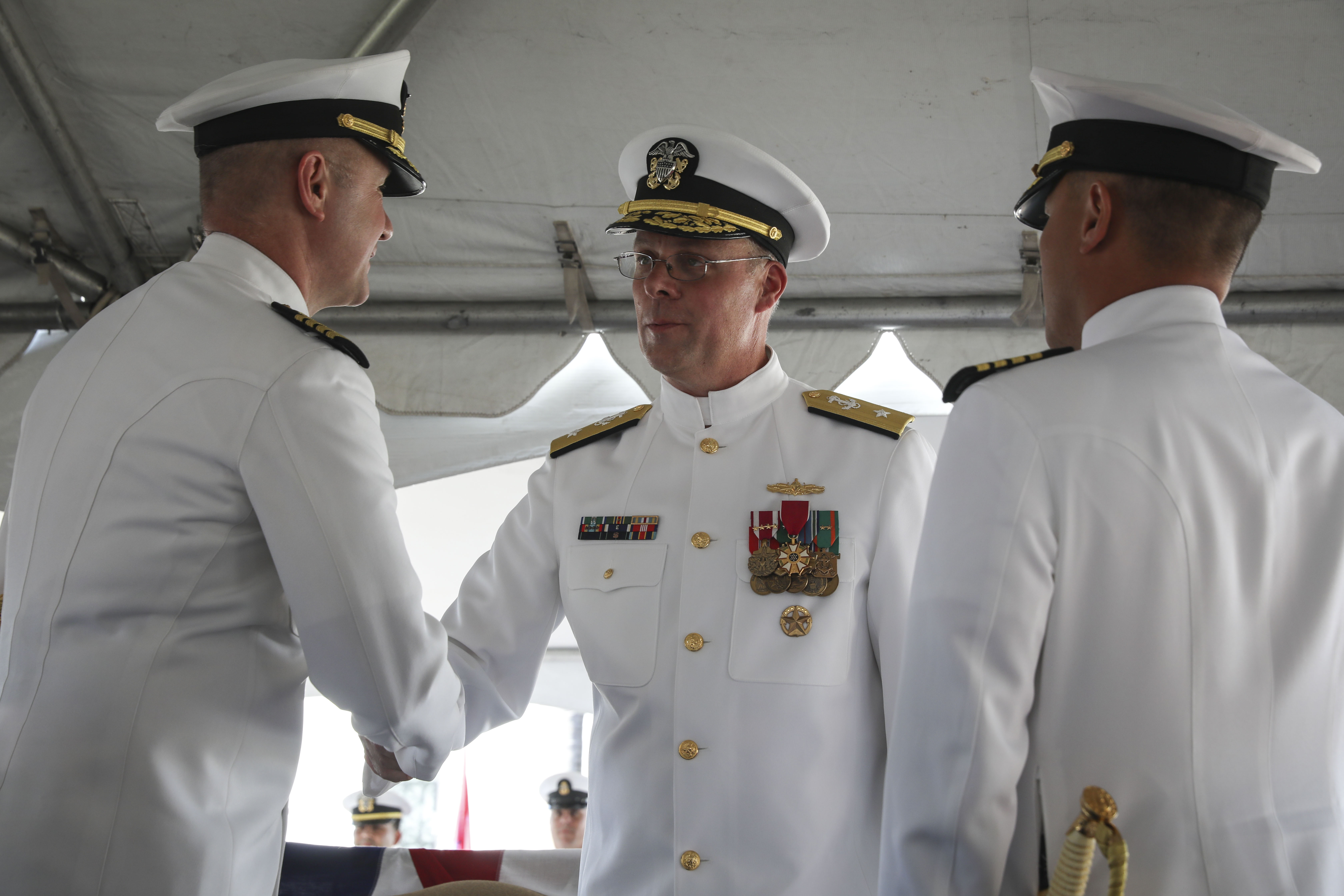 Hembree-Bey Relieves Braunbeck as Commanding Officer of Naval Surface ...