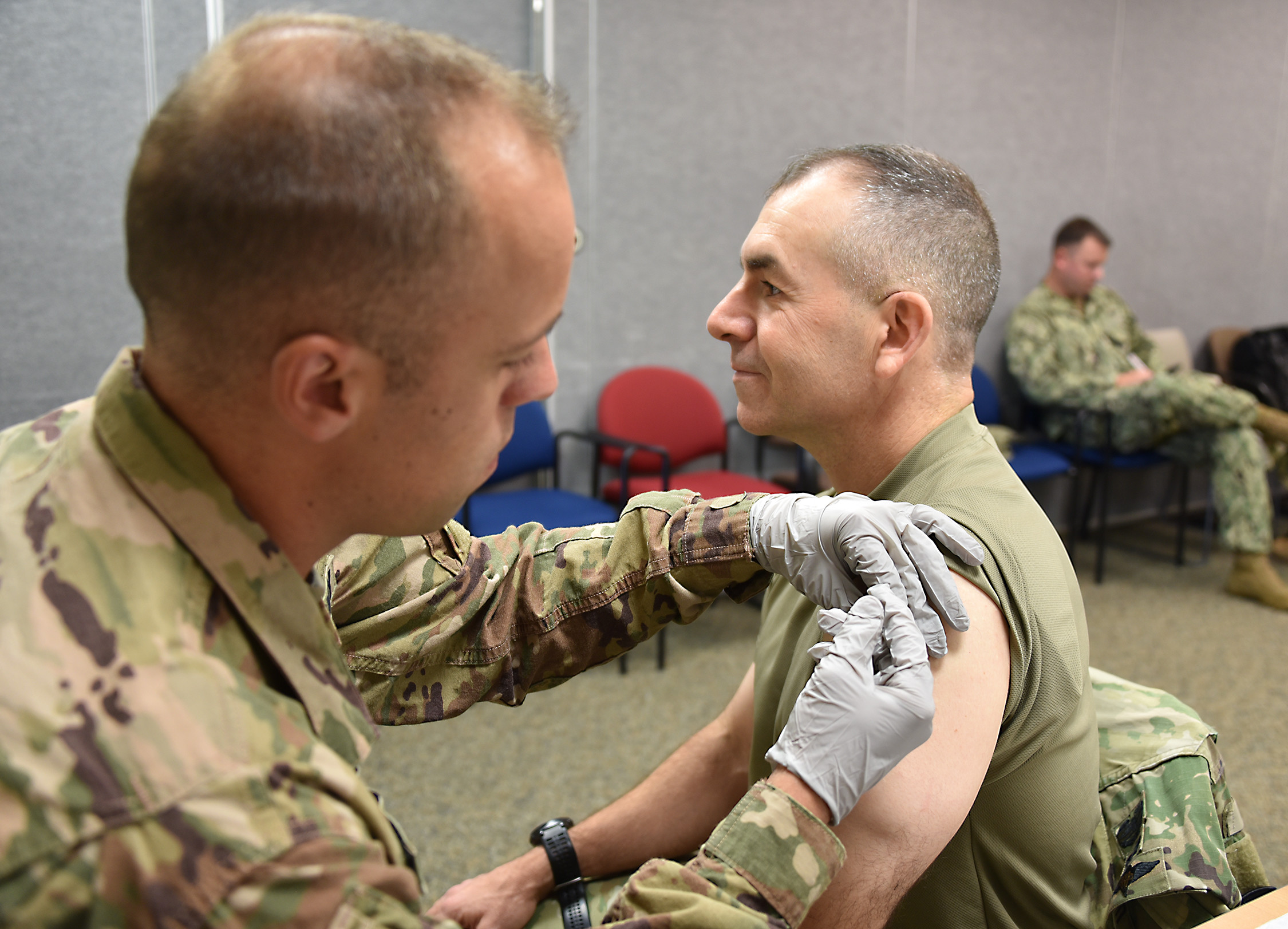 AMLC Commander Gets 2019 Flu Shot