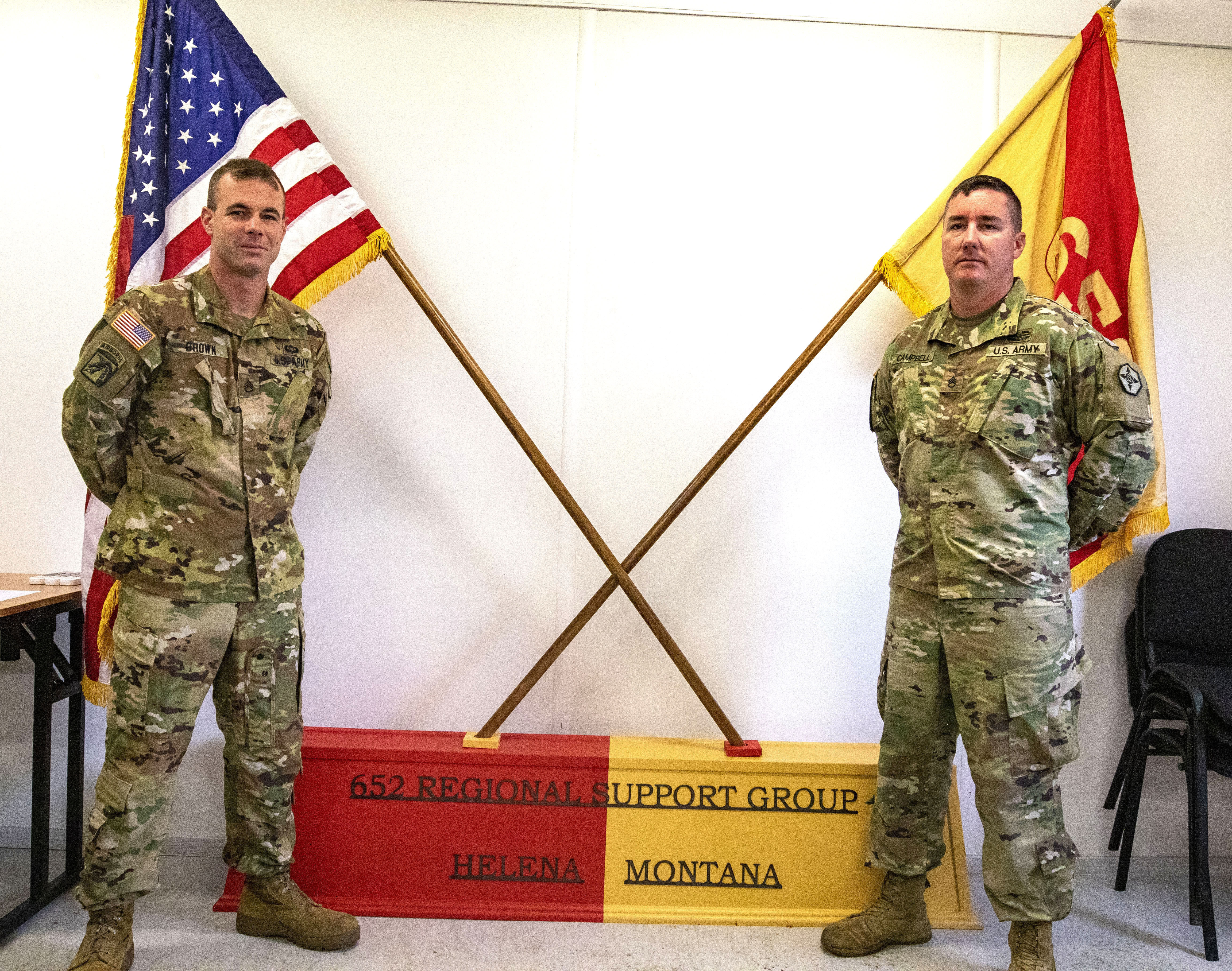 652nd RSG's colors stand proud thanks to Soldier's talents > U.S. Army ...