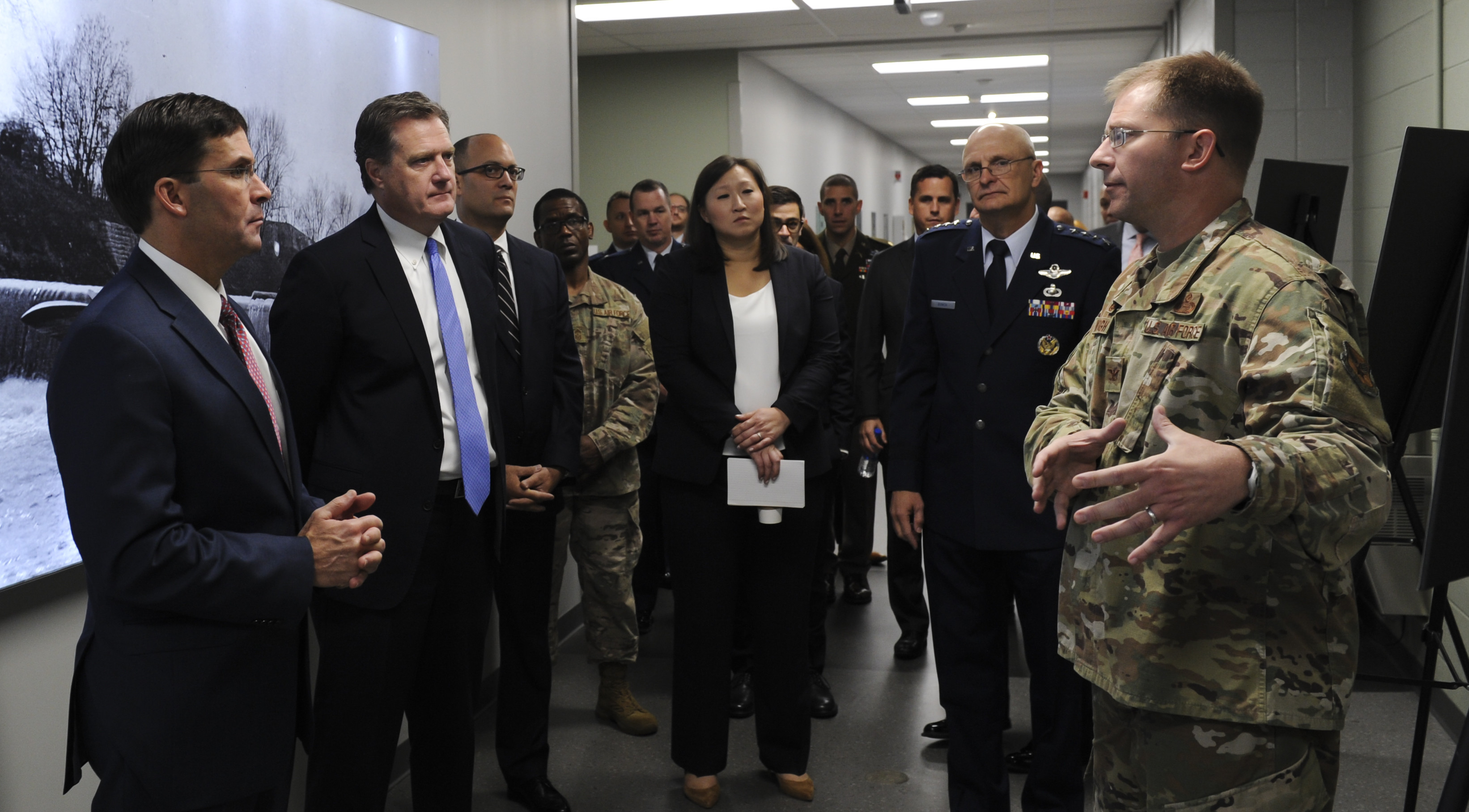The new SECDEF visits NASIC > National Air and Space Intelligence ...