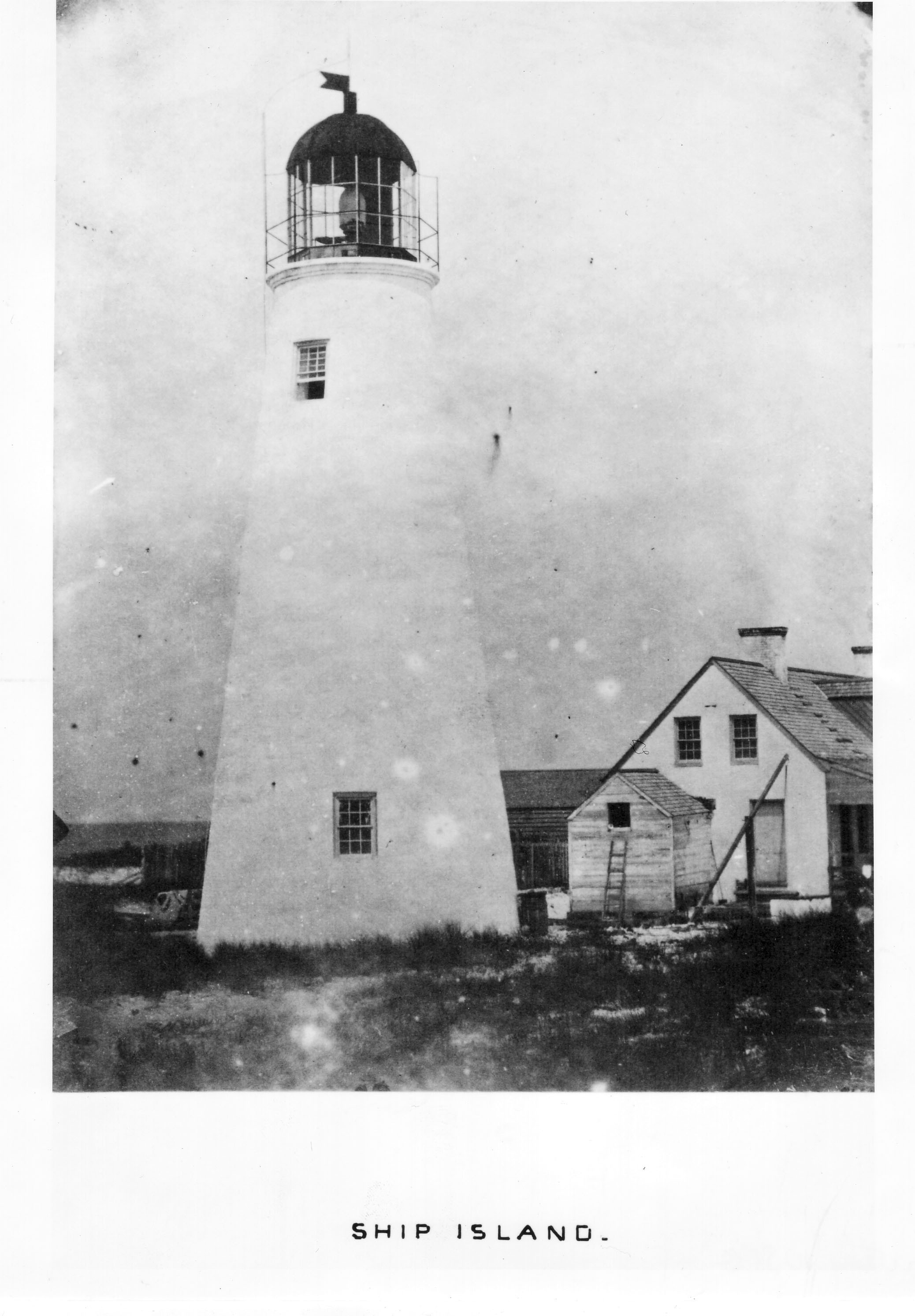 Ship Island Light, 1853 structure