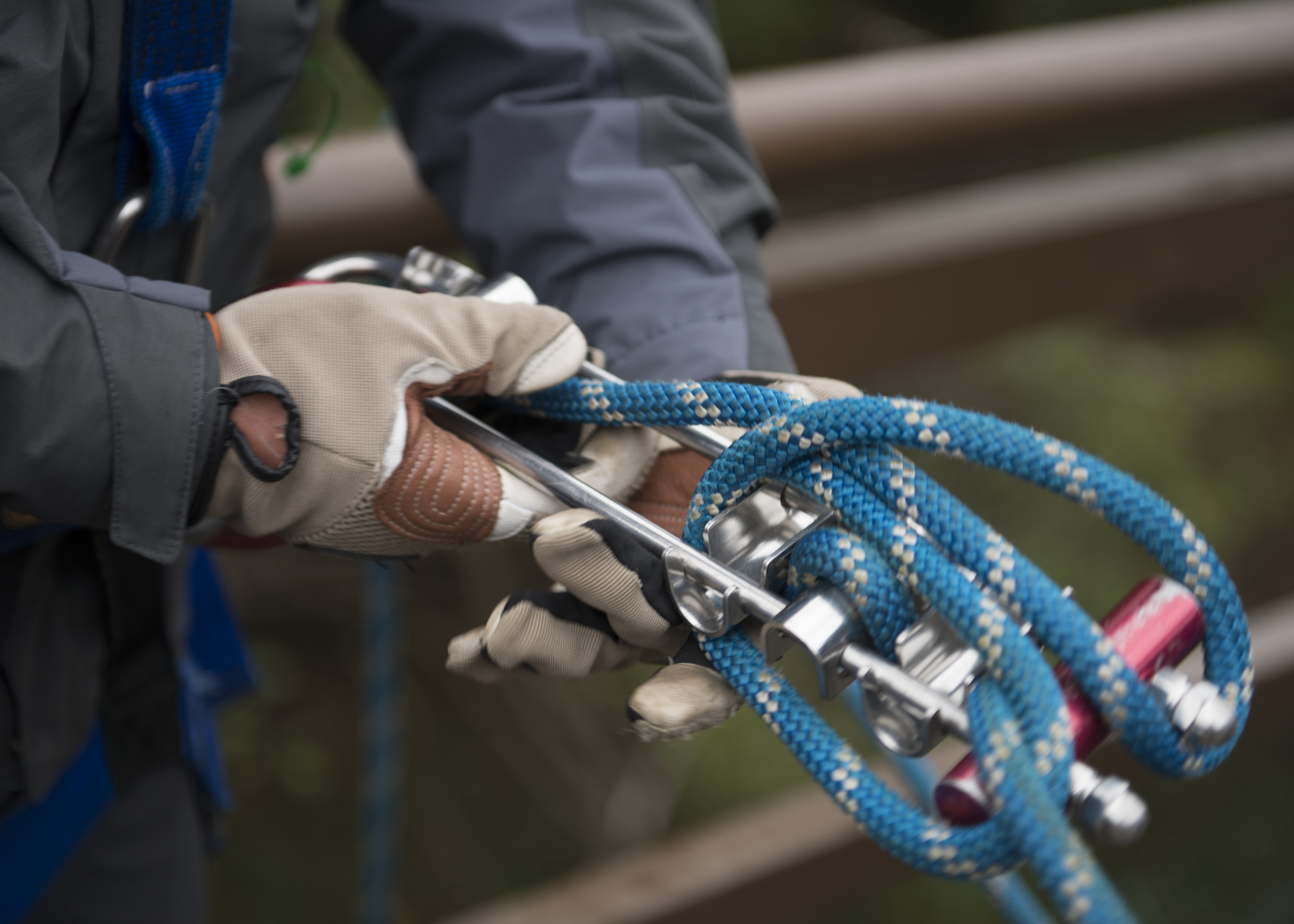 Firefighters qualify on rescue techniques during rescue technician ...