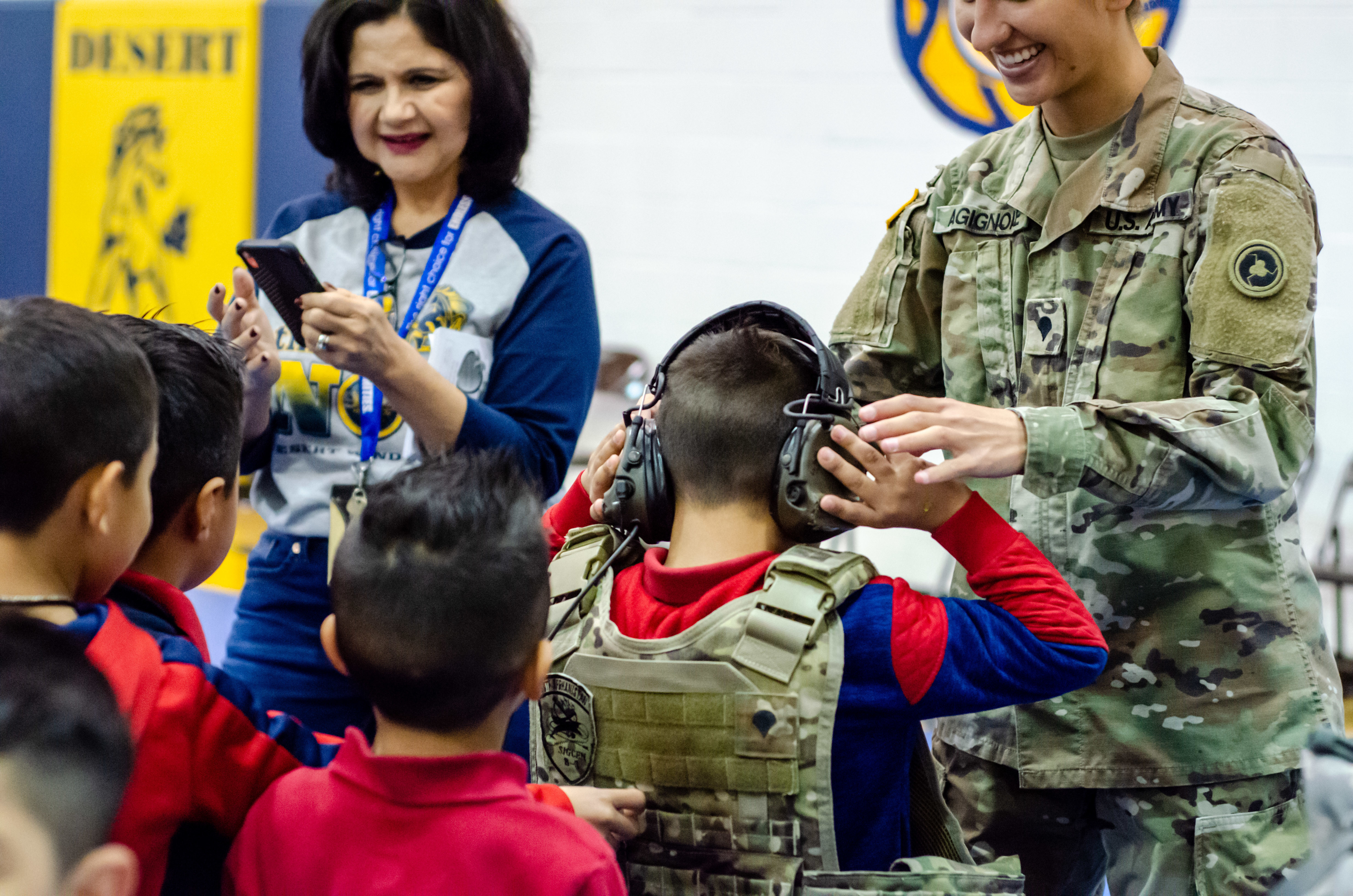 653rd RSG, Career Day at Desert Wind School