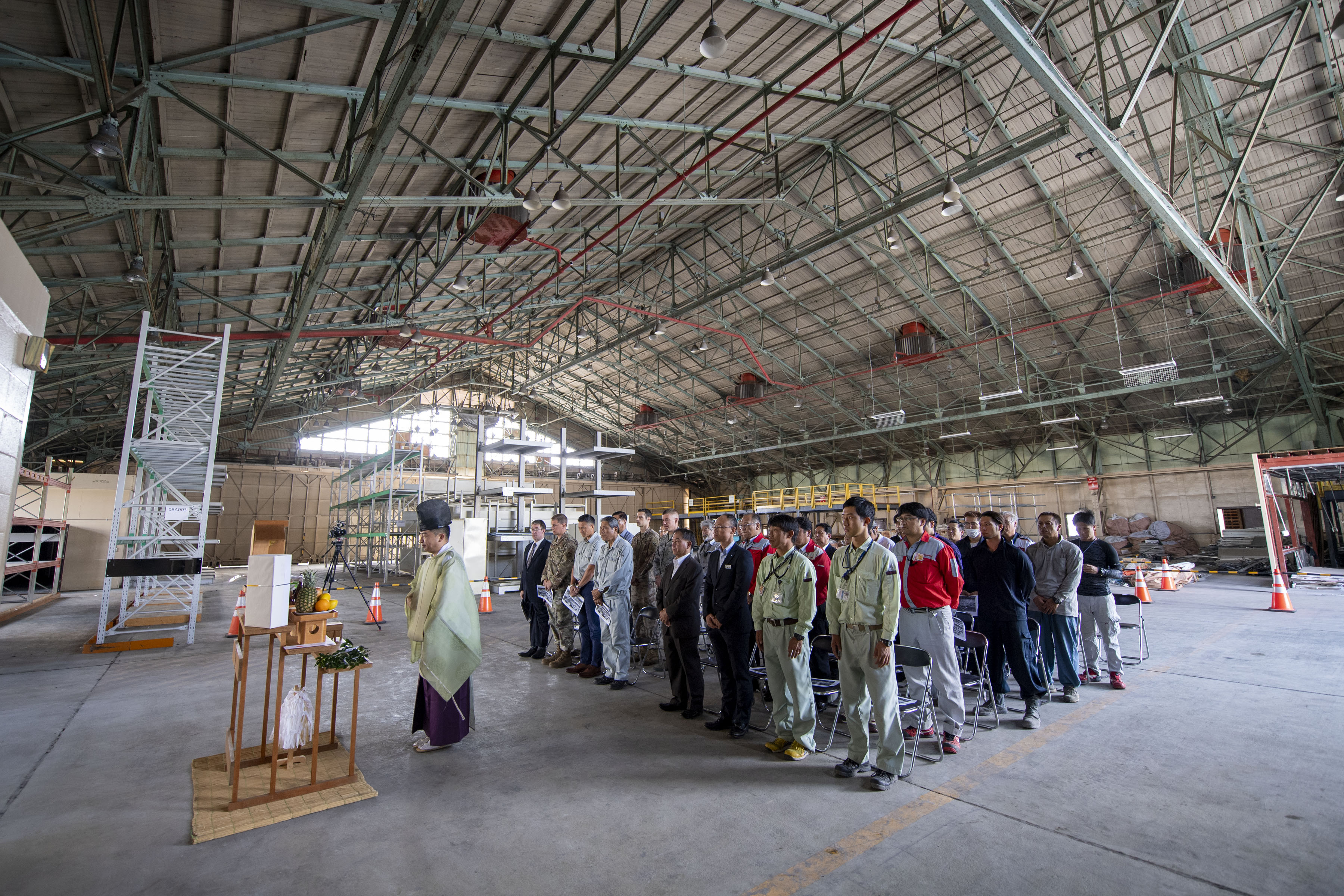 Hangar 800 Safety Demolition Ceremony