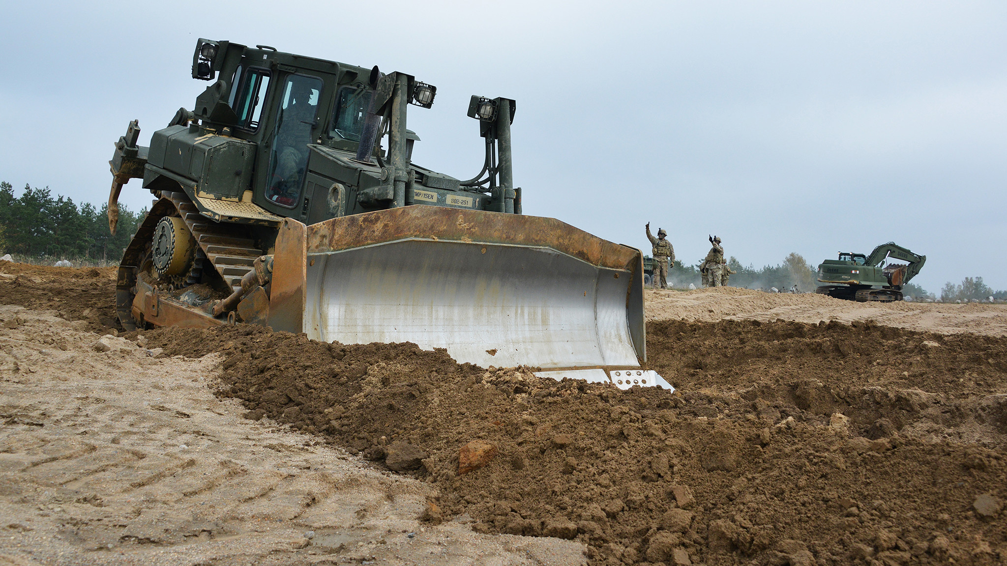 902nd Engineer Construction Company conducts engineer training