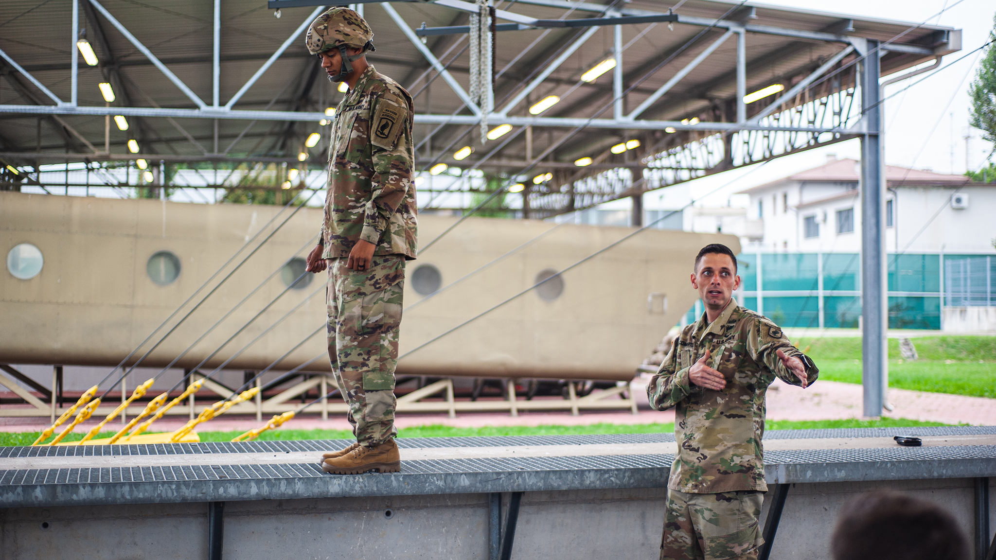 U.S. Army paratroopers from to the 173rd Airborne Brigade