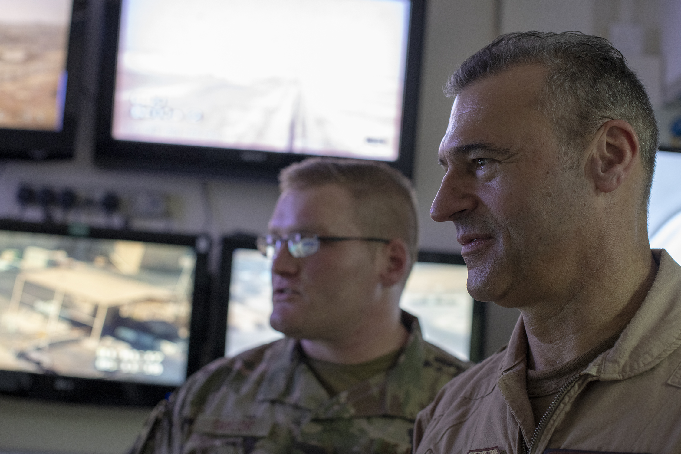 AFCENT leadership team visits 380 AEW > U.S. Air Forces Central > News