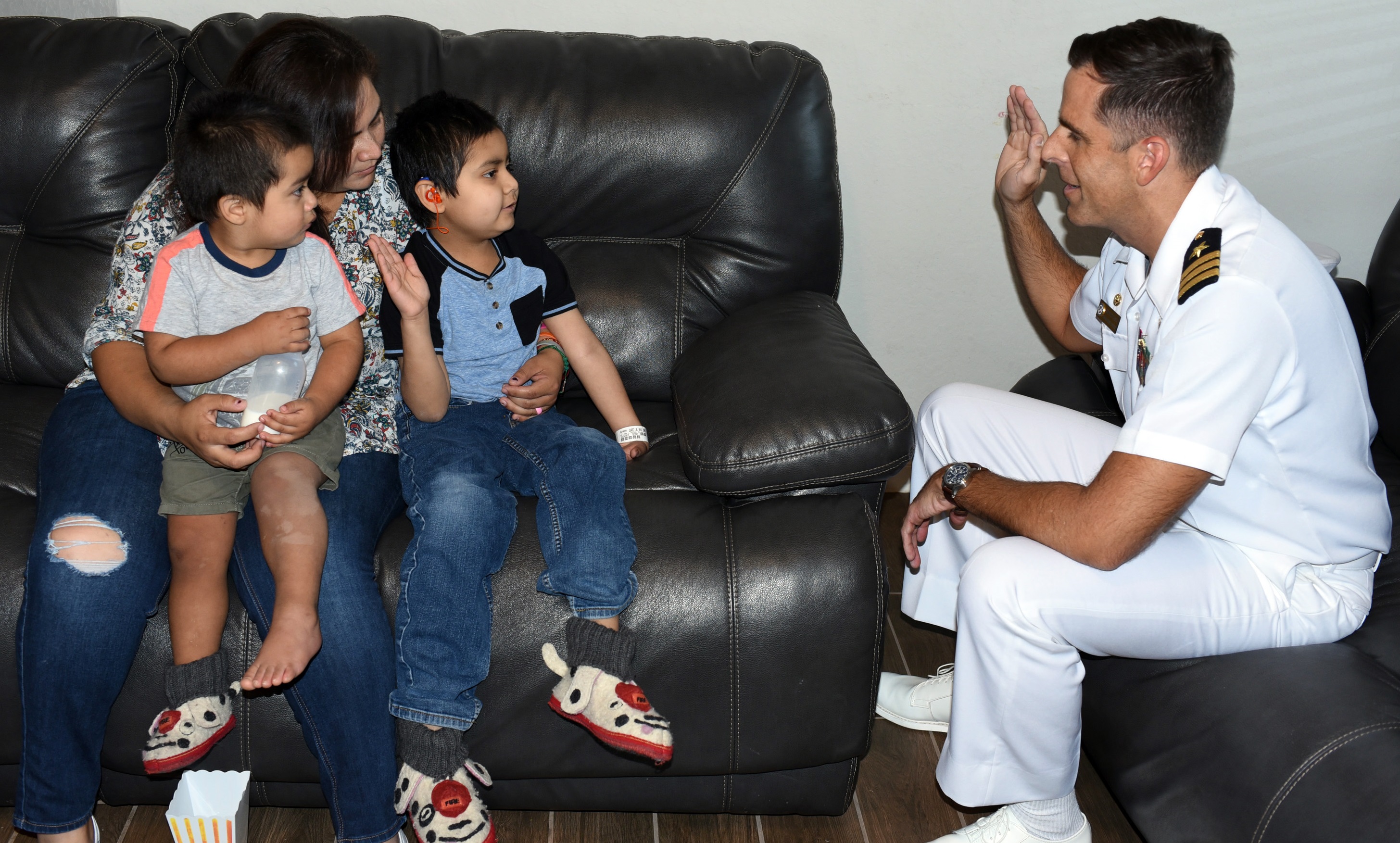 Navy Recruiting District San Antonio brings cheer to special child ...