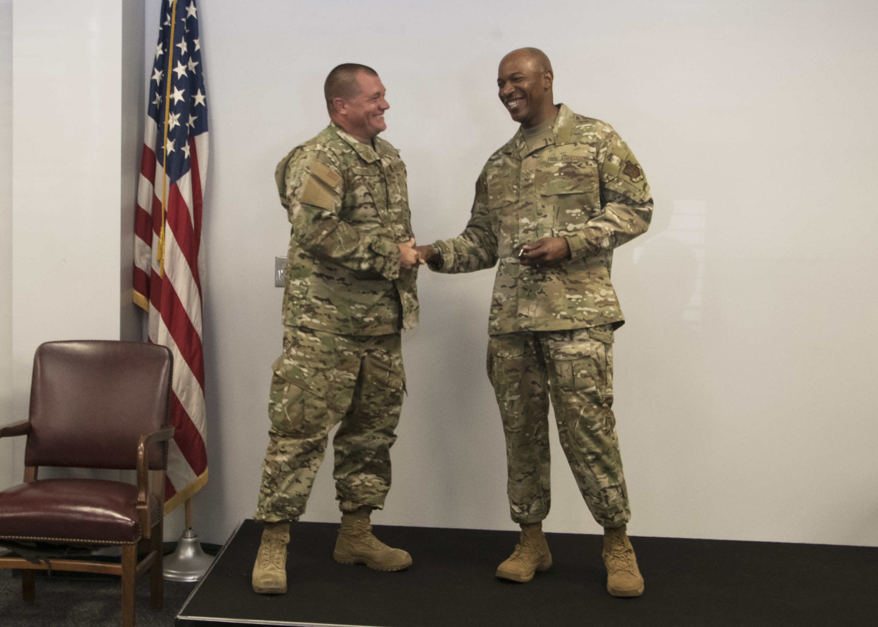 Chief Master Sergeant of the Air Force Kaleth O. Wright visit's the 459th