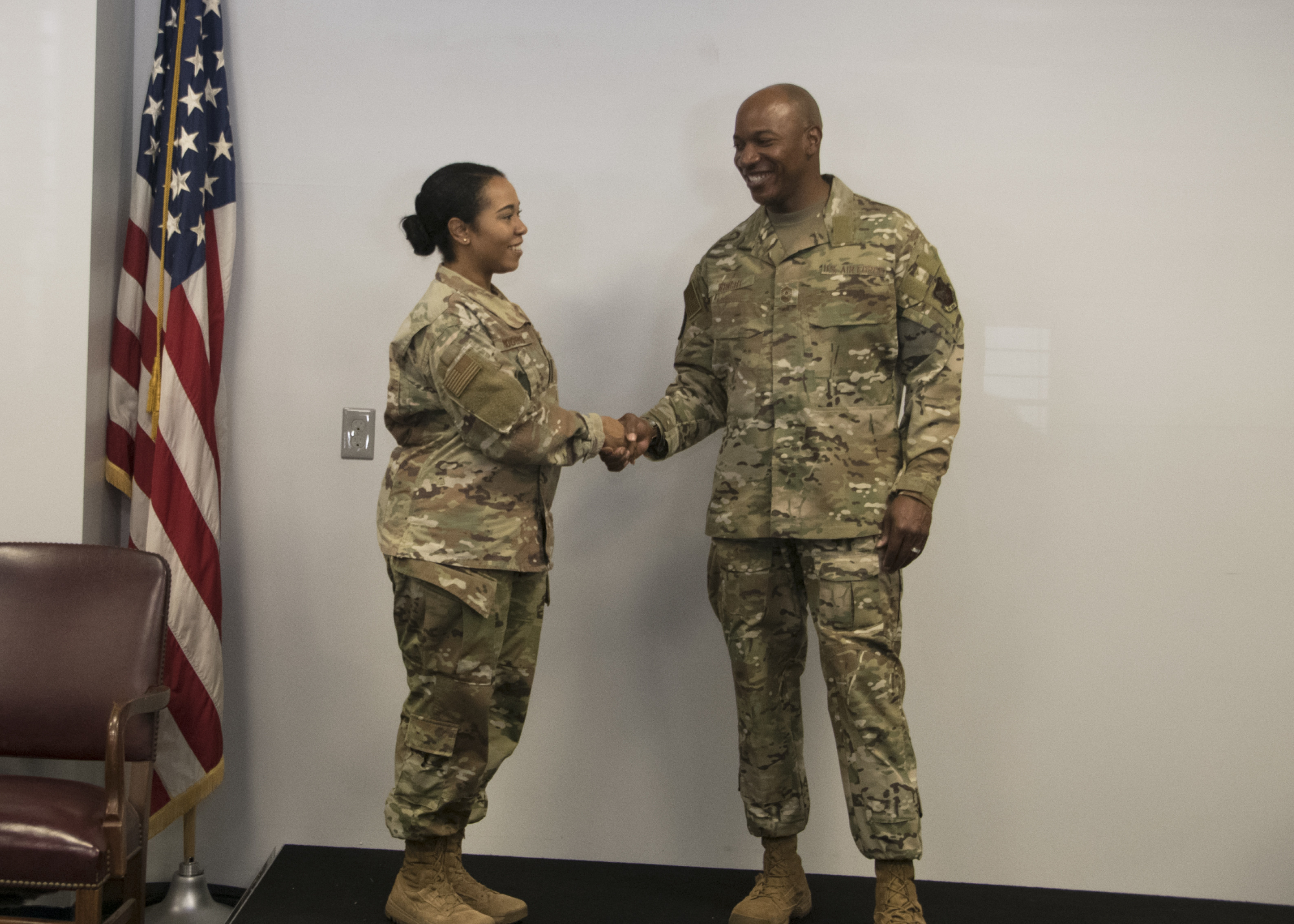 Chief Master Sergeant of the Air Force Kaleth O. Wright visit's the 459th